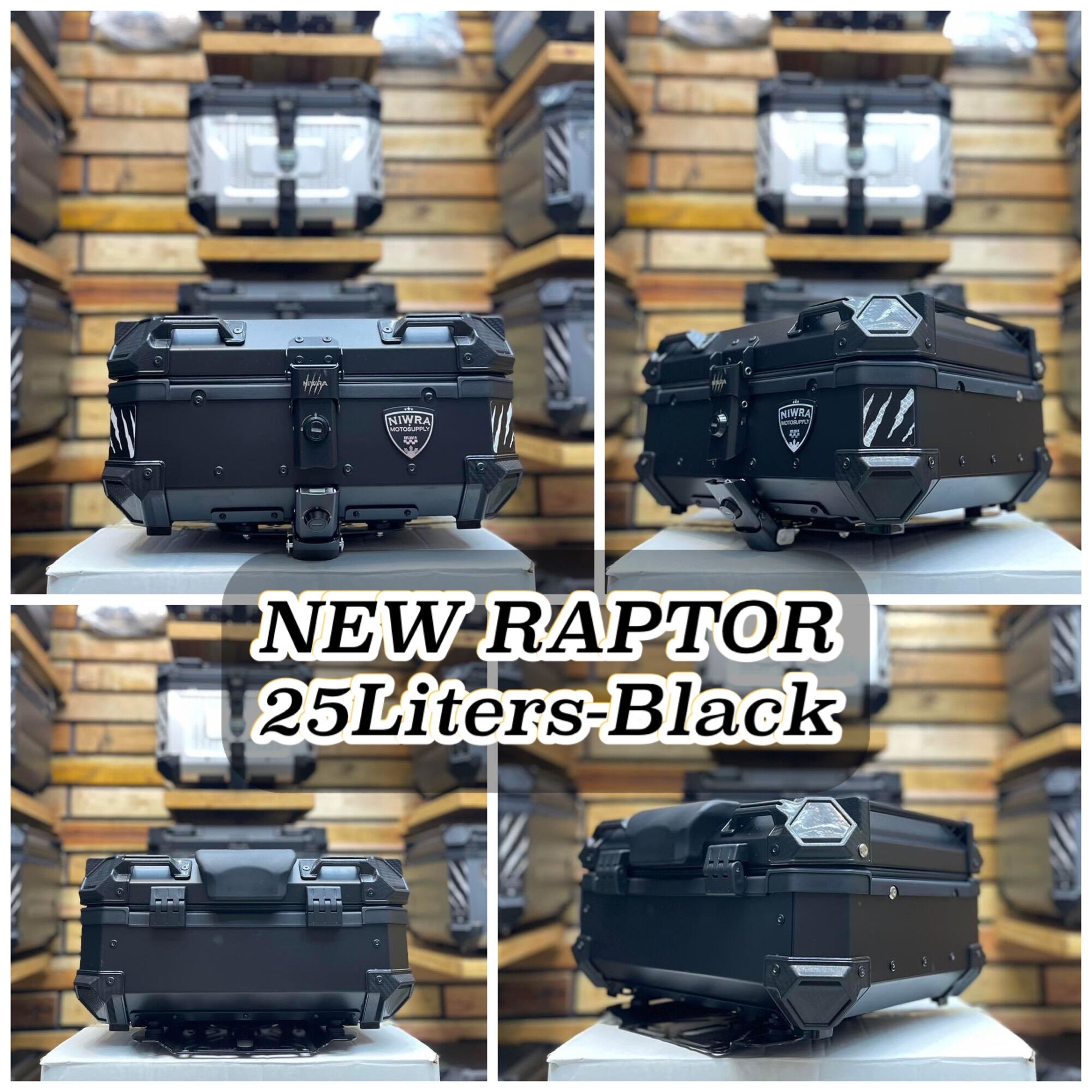 NIWRA RAPTOR NEW EDITION 25LITERS ALLOY TOPBOX | Lazada PH