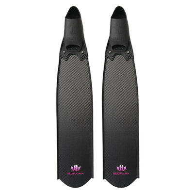Huayu Professional Long Flippers Free Diving Club Flippers Carbon Fiber ...
