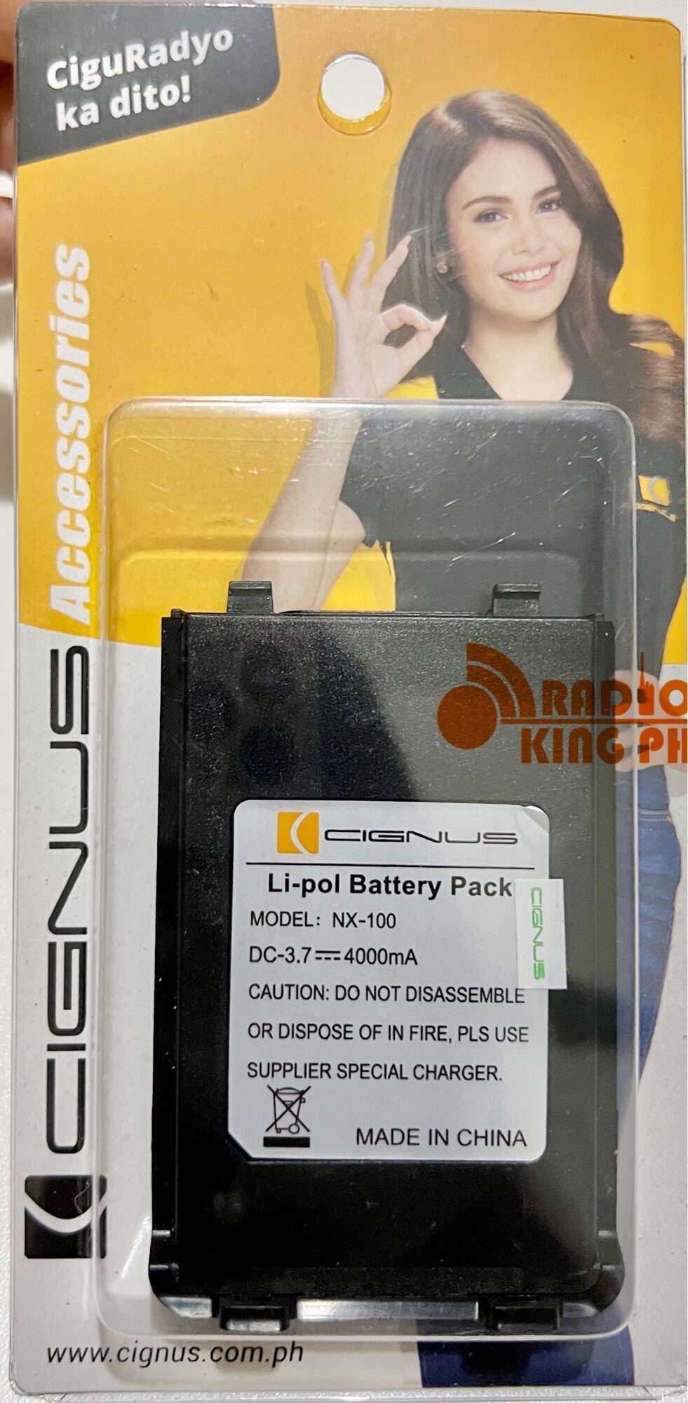 CIGNUS Battery for NX100 4000mah Original Standard Battery | Lazada PH