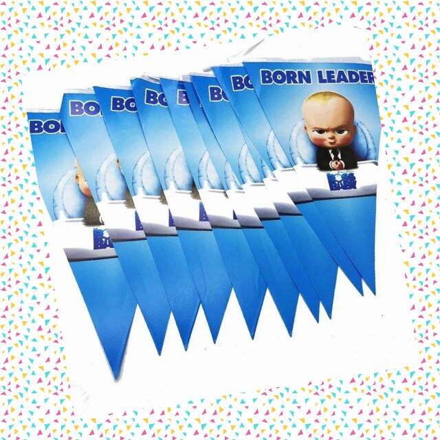 1pack Banderitas Boss Baby Theme party | Banderitas | Lazada PH