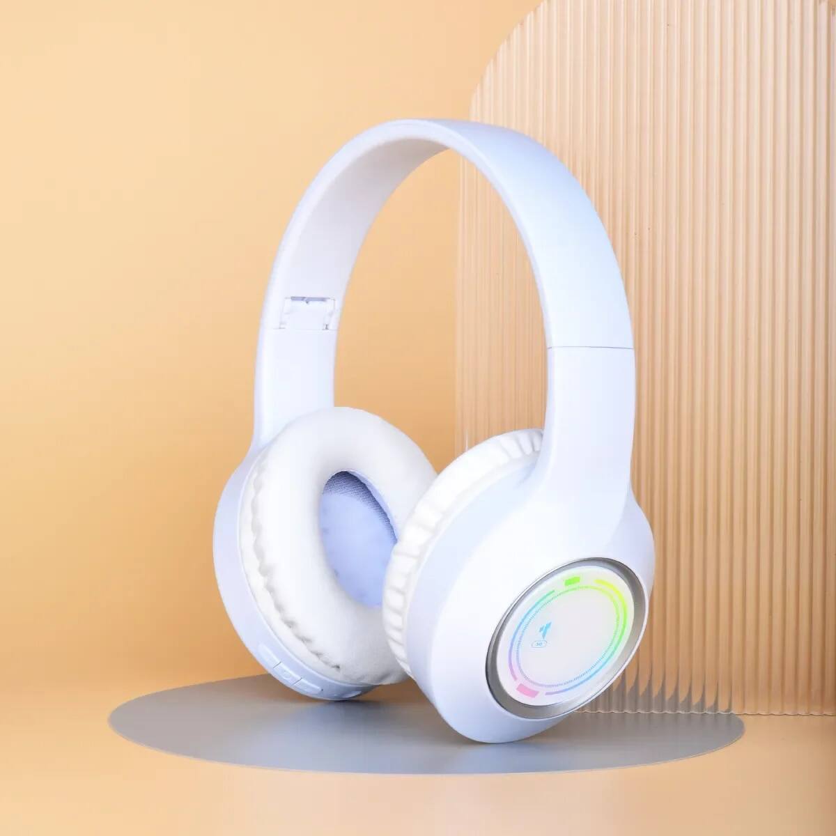 M3 Light-emitting Bluetooth Headset Folding LED Card Wireless Headset ...