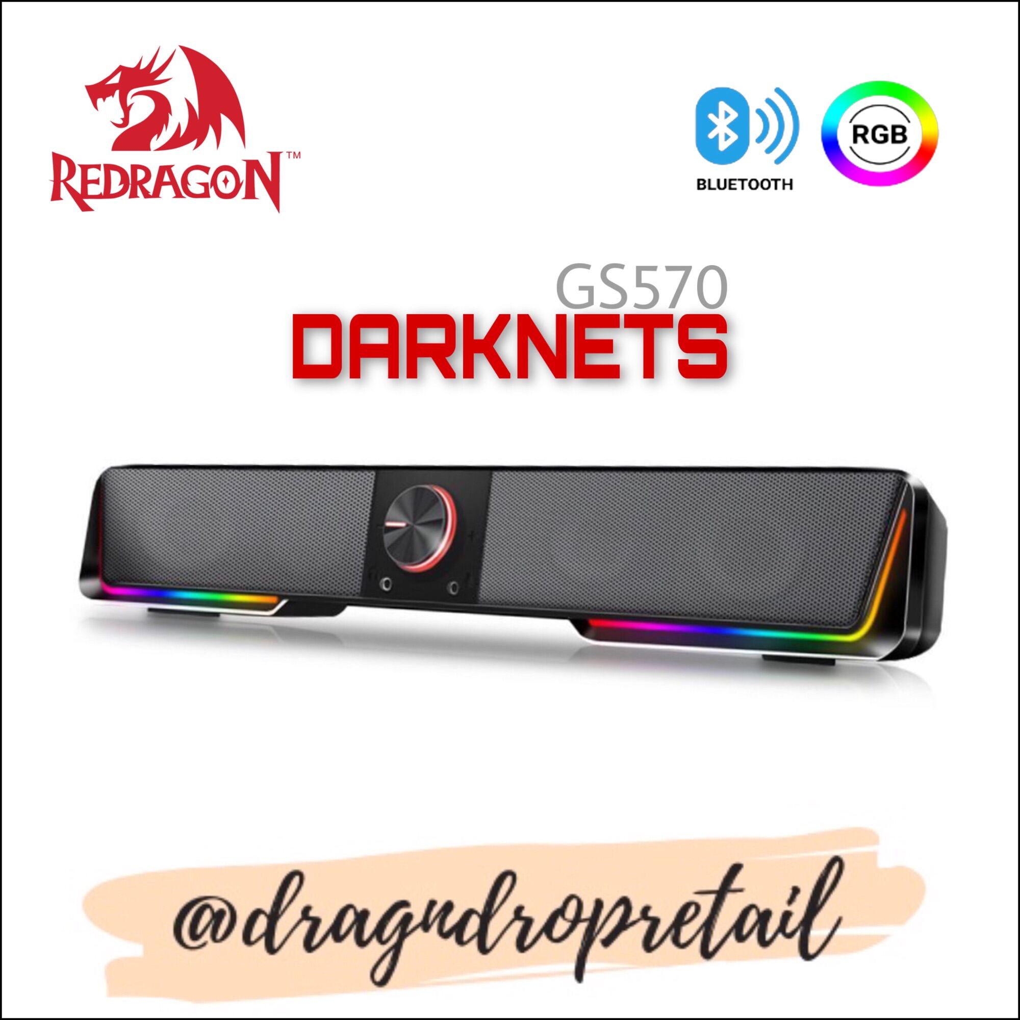 Redragon DARKNETS GS570 Bluetooth RGB Sound Bar Speaker with USB ...