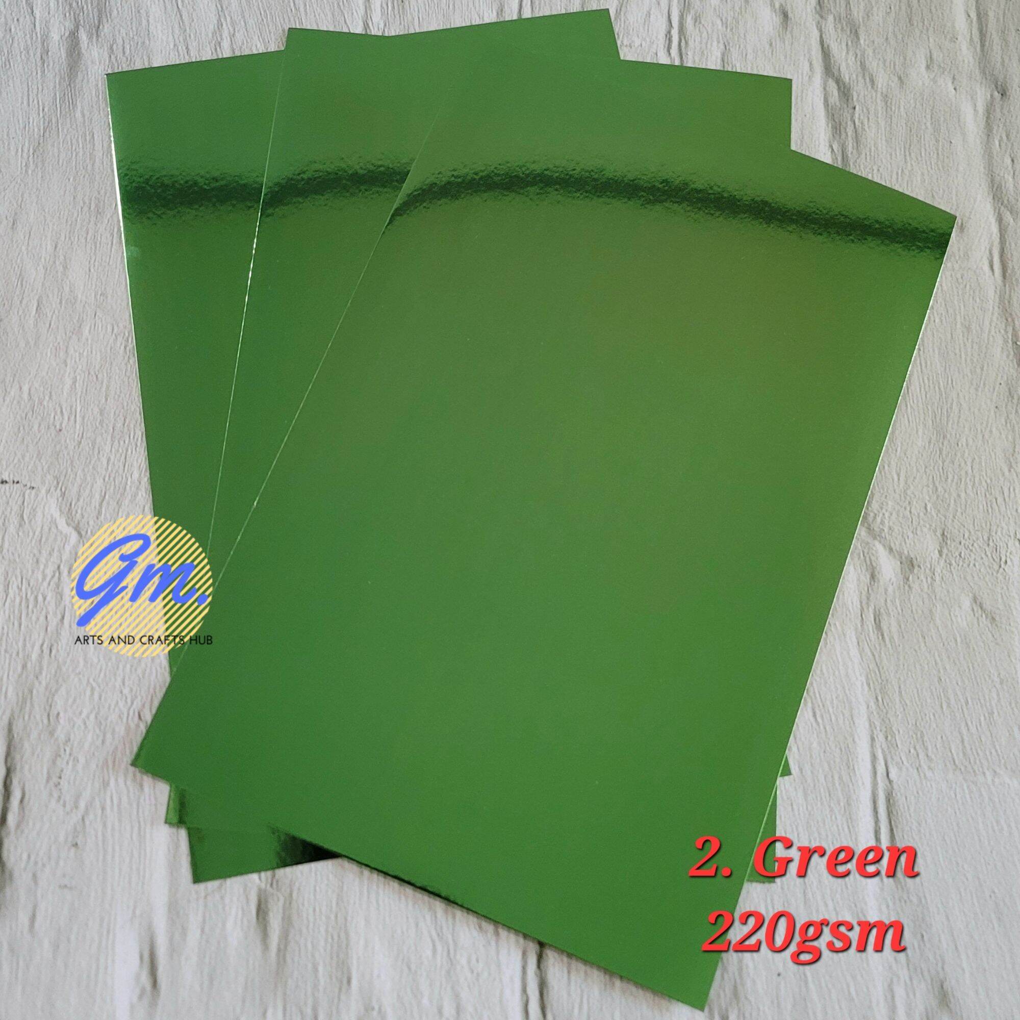 Metallic Board 220-250gsm 10 Sheets Mirror Board School Supplies ...