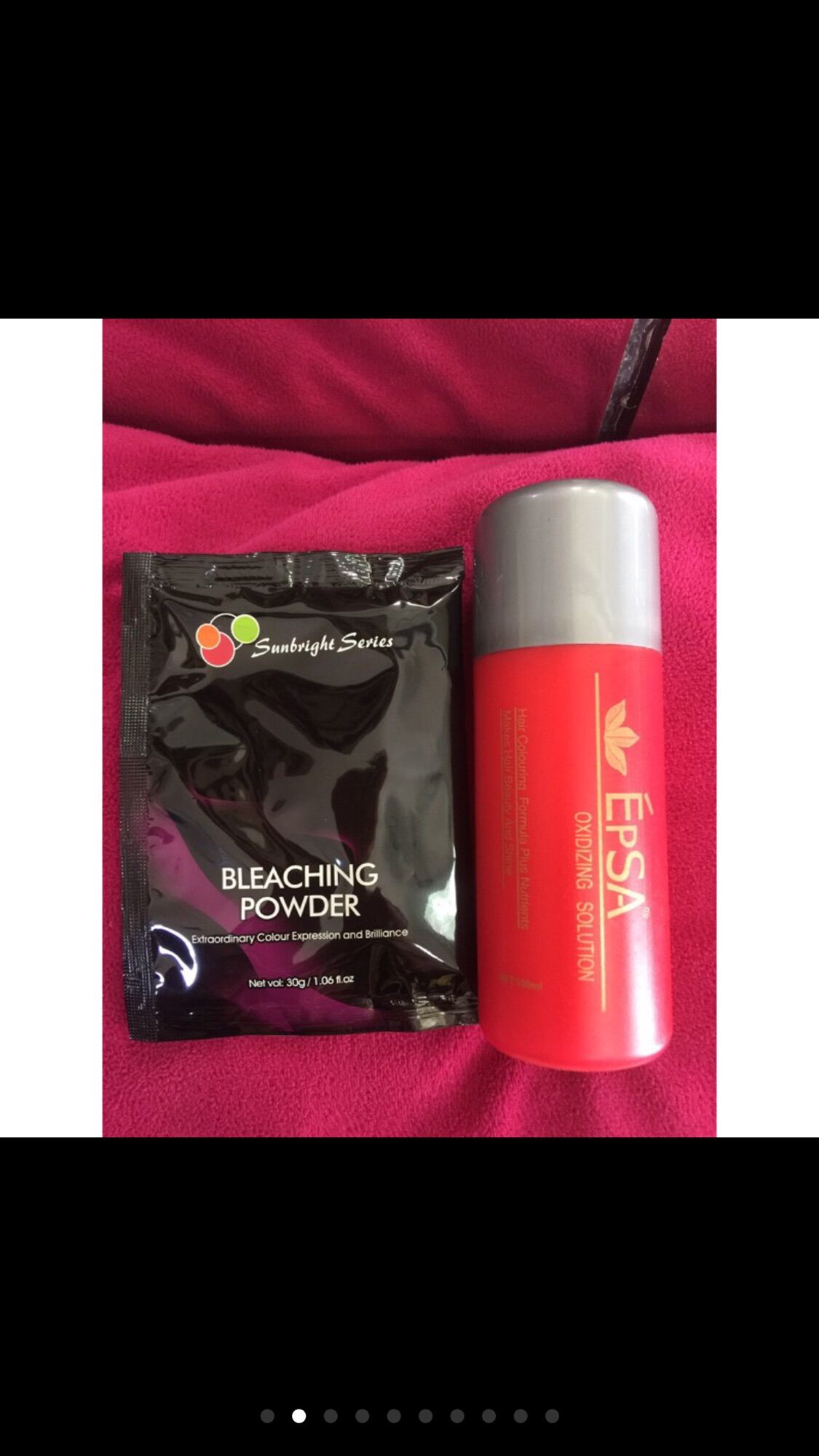 Sunbright bleach 30g and epsa oxidizer 100 ml | Lazada PH