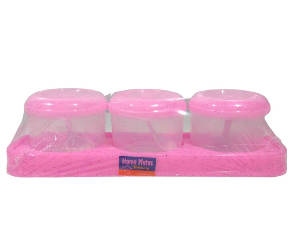 3in1 Kitchen Plastic Container Jar Canister Coffee, Sugar and Milk ...