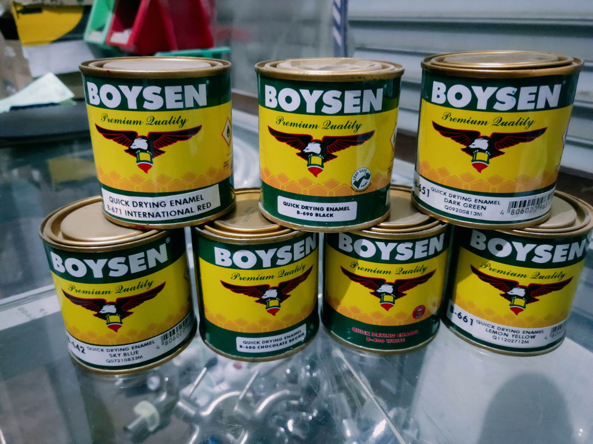 BOYSEN QDE PAINT 1/4lt seven colors | Lazada PH