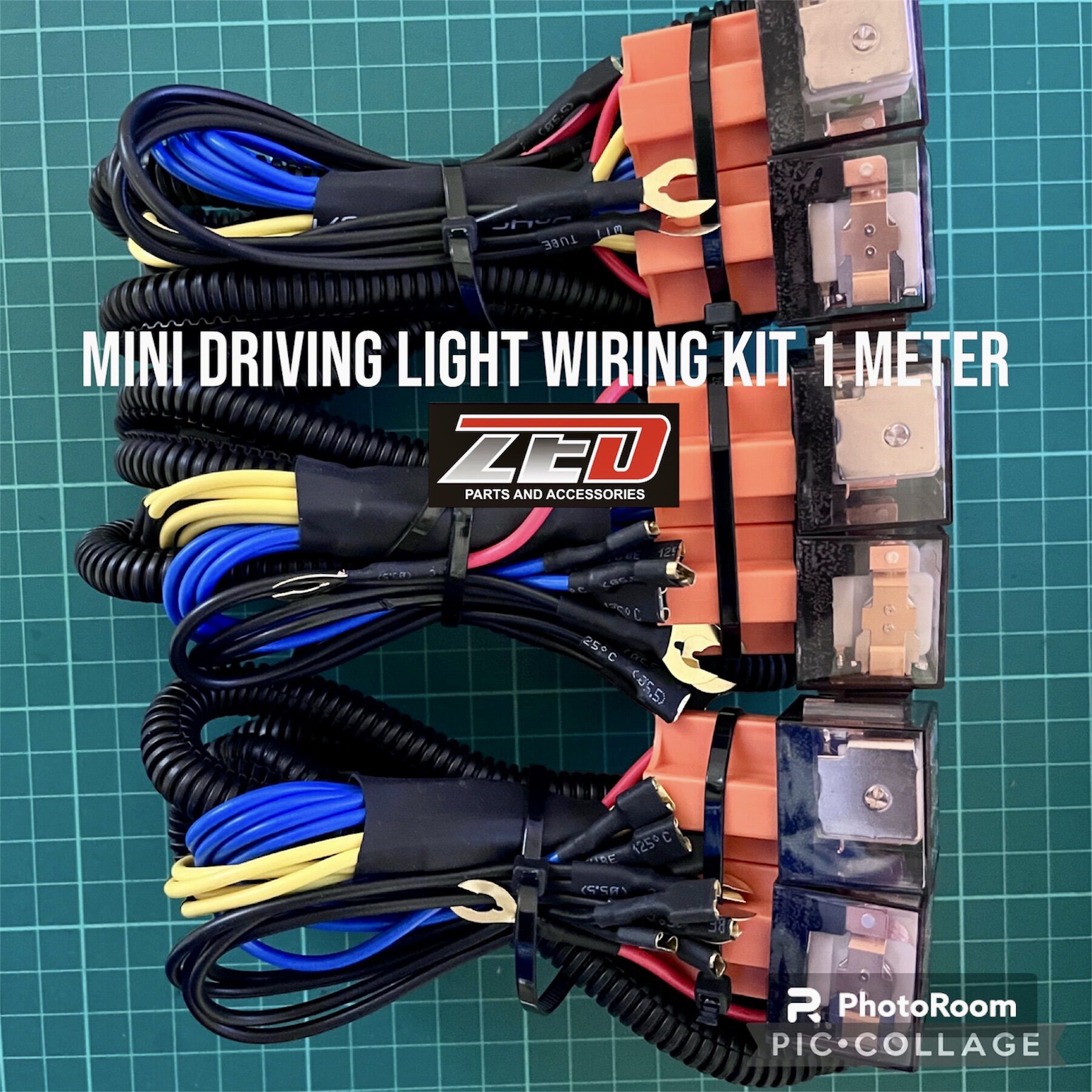 Mini Driving Light Wiring Kit 2-Relay-Fuse Combination (1) Set | Lazada PH