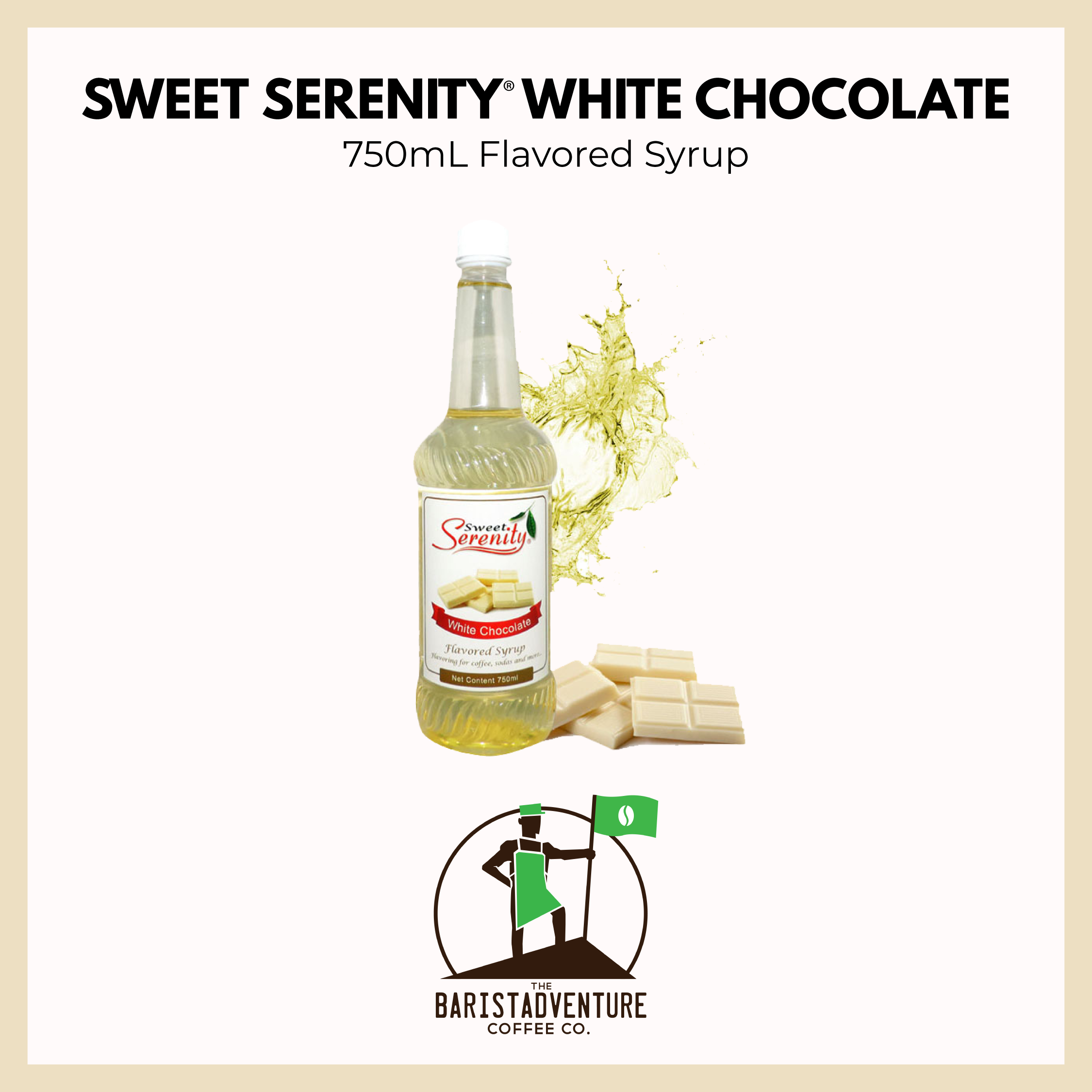 Sweet Serenity White Chocolate Flavored Syrup 750mL | Lazada PH