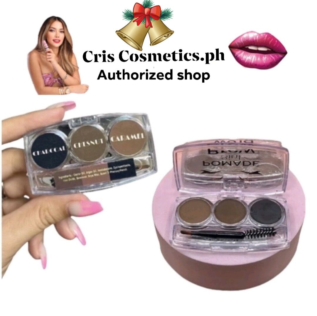 (On Hand) Authentic 3 in 1 POMADE BROW by Cris Cosmetics | Lazada PH