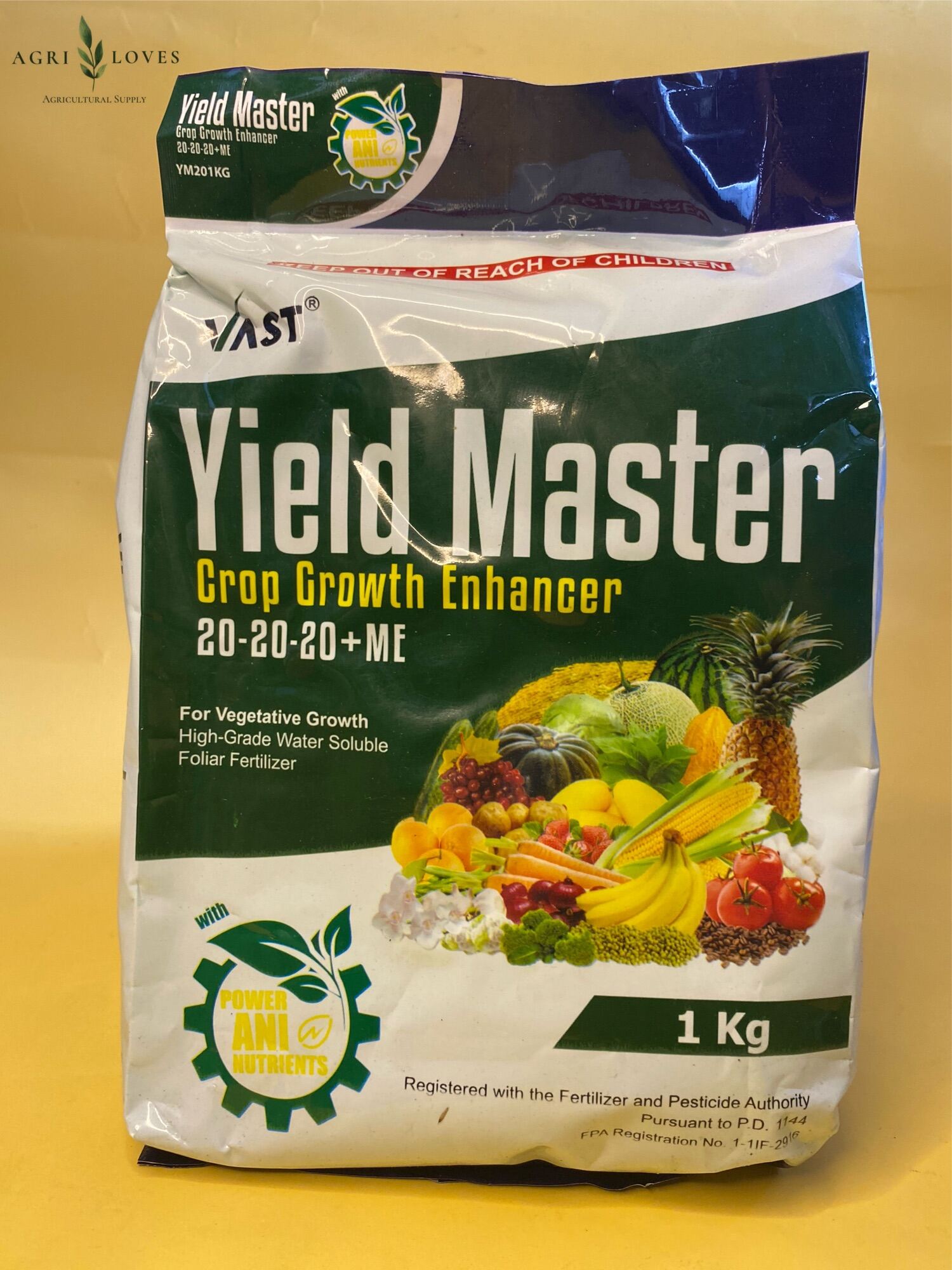 Yield Master 20-20-20+ME Master Crop Growth Enhancer (1kg) - Vast ...