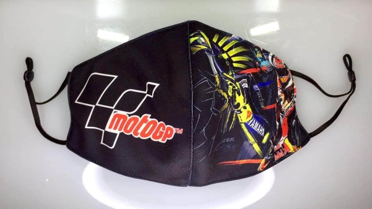 ProTek Washable Water Repellant - Moto GP Mask Ver.1 - 2Ply with Pocket ...