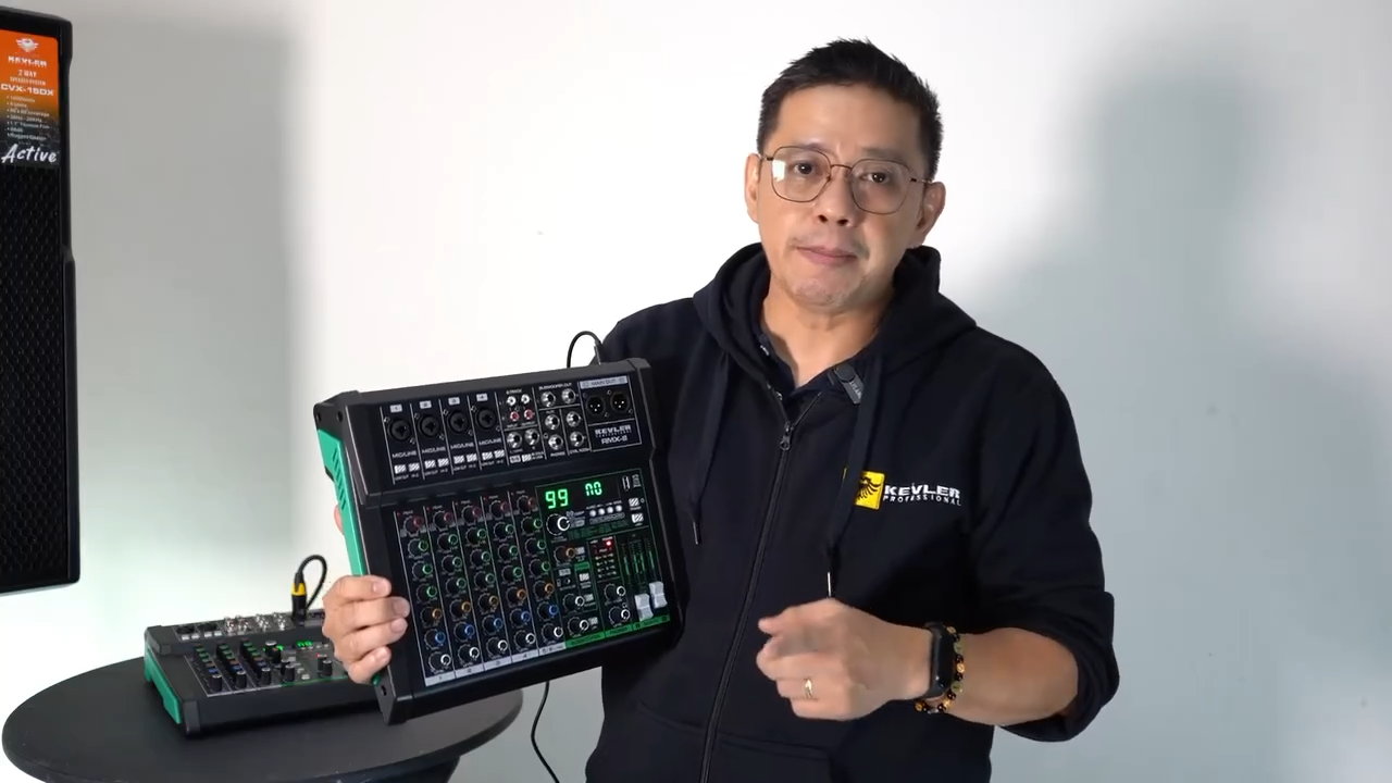 Kevler Professional RMX-8 New 8-Channel Compact Audio Mixer with ...