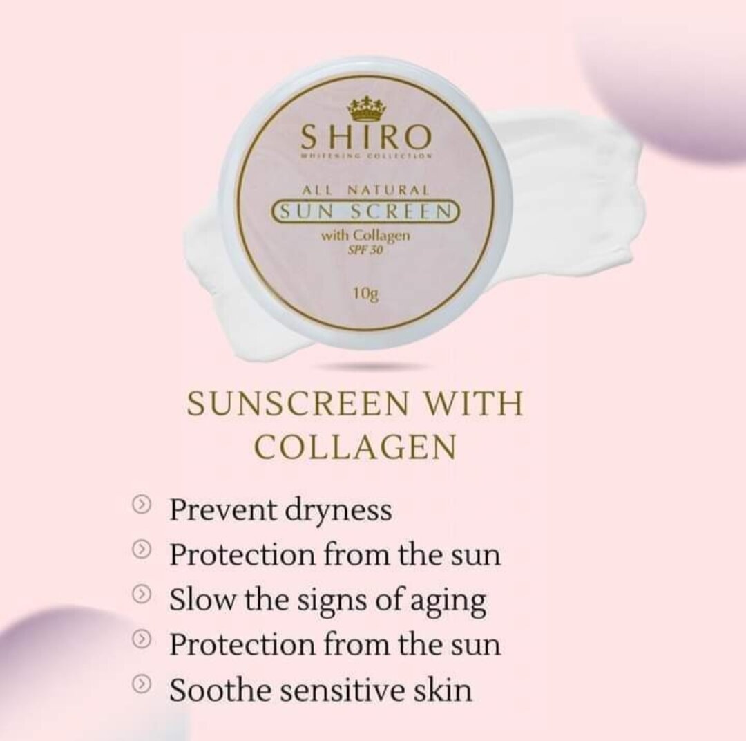 Shiro Sunscreen with Collagen | Lazada PH