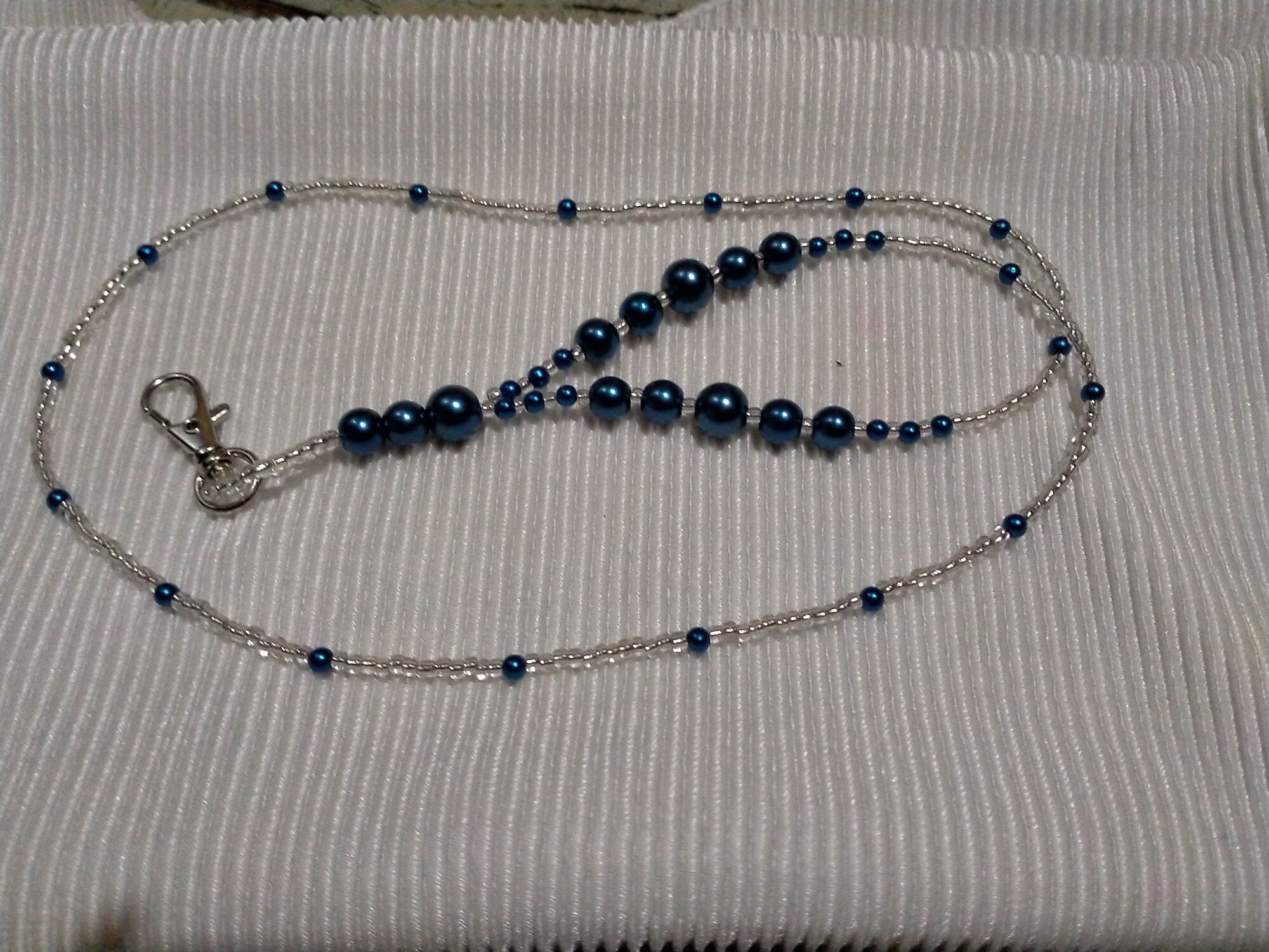 Strong Beaded ID Lace / ID Holder / key holder / hand made / beads ...