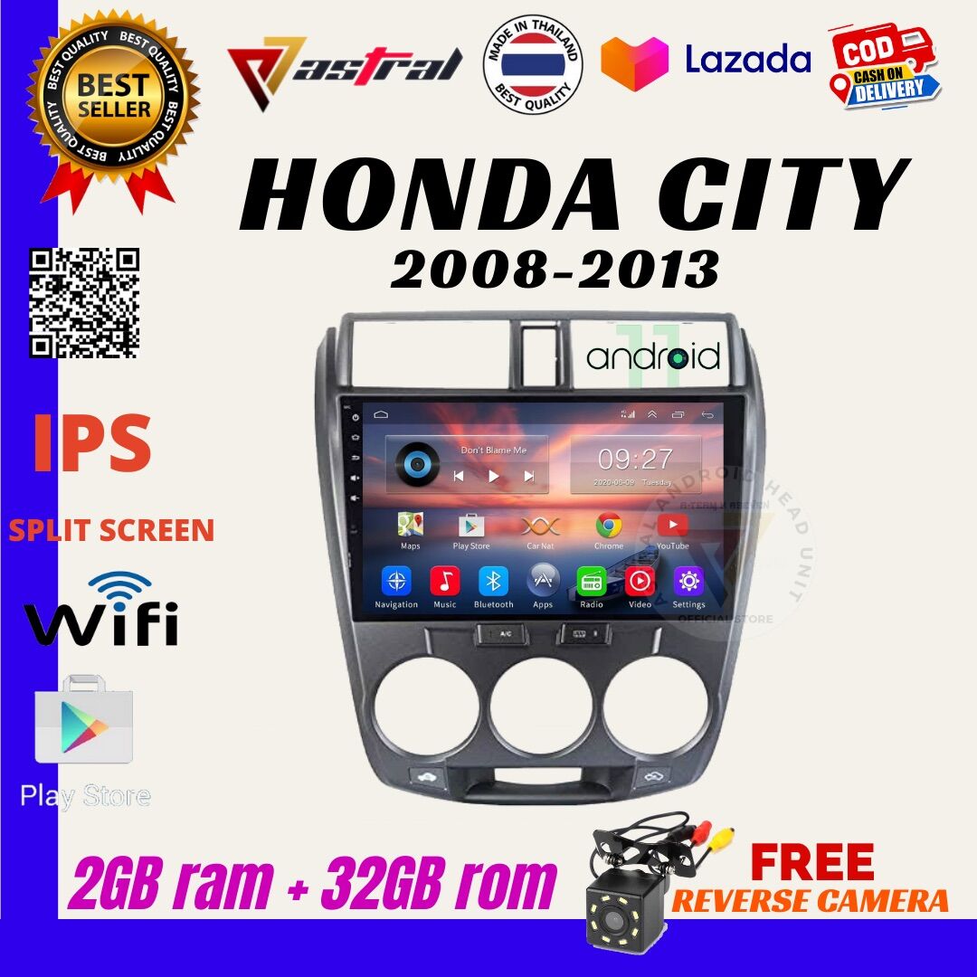 2GB+32GB HONDA CITY 2008-2013 ASTRAL ANDROID HEAD UNIT SUPPLIER | Lazada PH