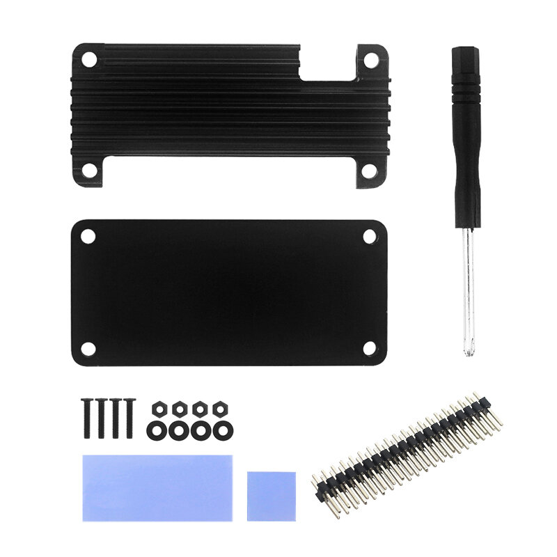 Raspberry Pi Zero 2 W Aluminum Case Passive Cooling Shell Enclosure ...