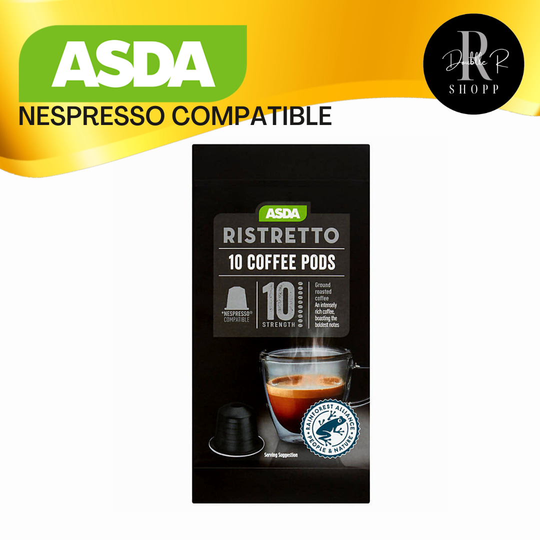 Asda RISTRETTO NESPRESSO compatible pod(10 coffee pods) | Lazada PH
