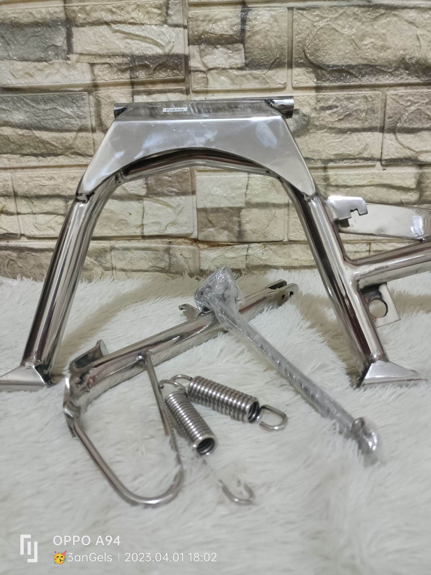 YAMAHA ADV 150 STAINLESS SIDE&CENTER STAND W.SPRING&AXEL(EHE) | Lazada PH