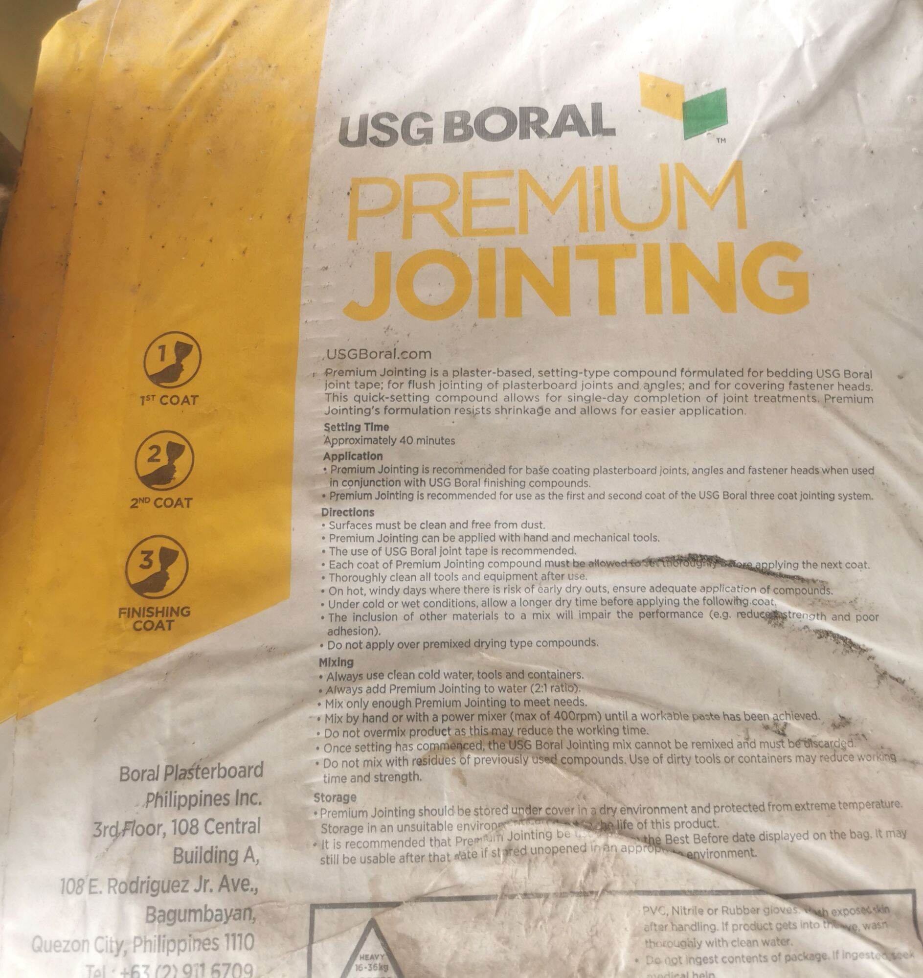 Jointing Premum USG Boral Standrd Weight Joint Compound 1kilo | Lazada PH