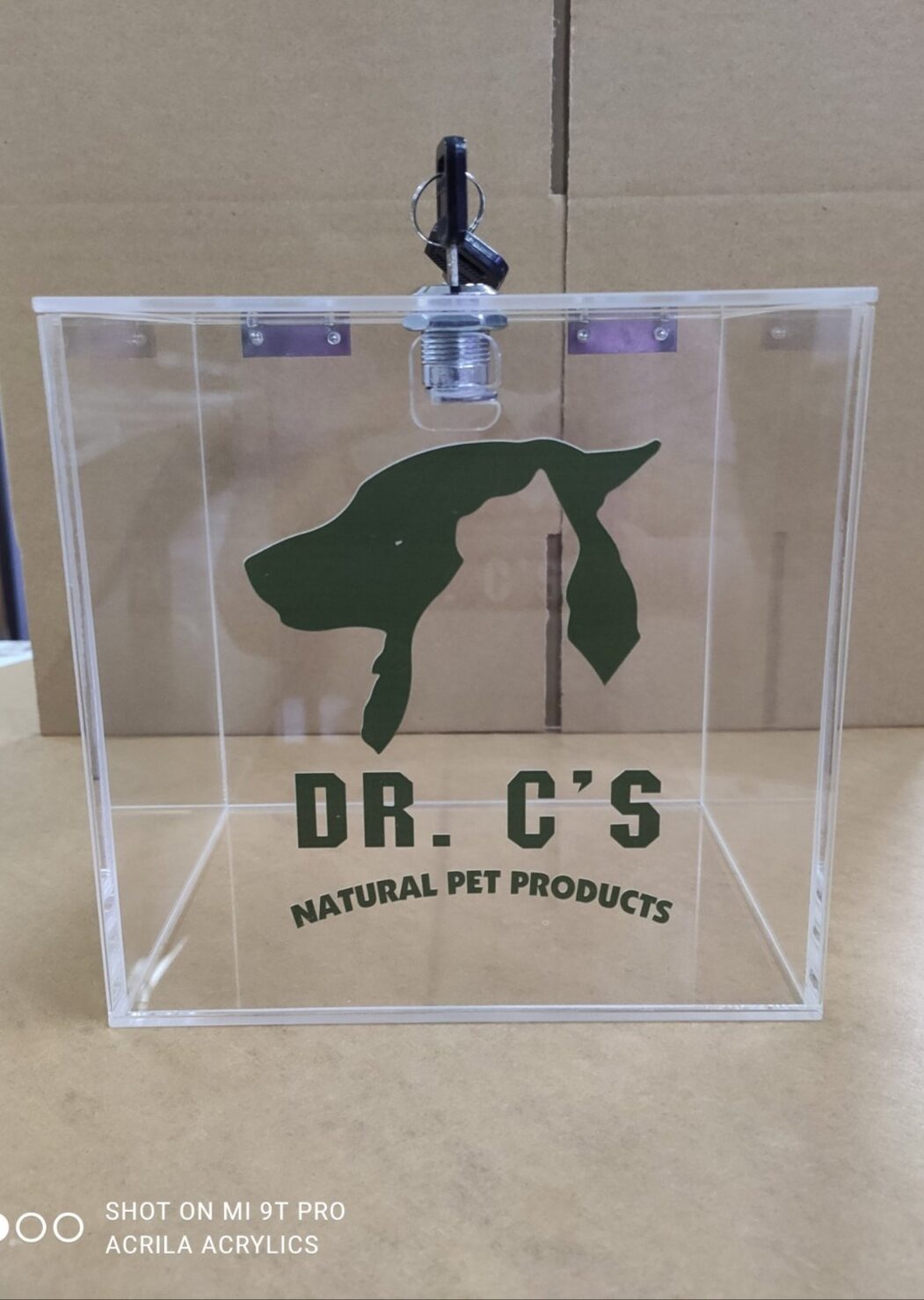 Acrylic Tip Box with Personalized Logo | Lazada PH