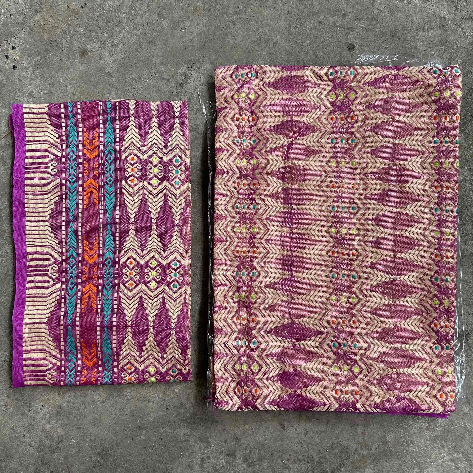 BATIK Fabric Sash | Songket Cloth Textile | Batik Metallic Gold ...