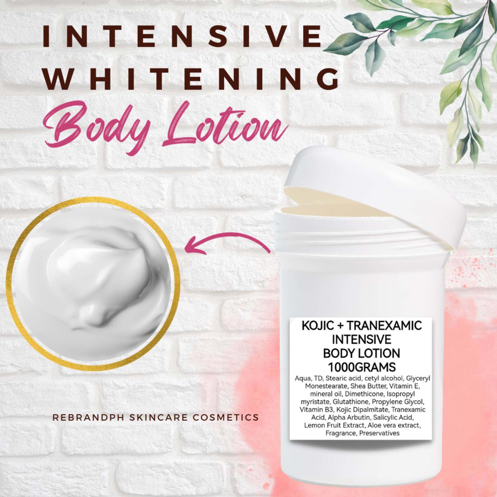INTENSIVE WHITENING BLEACHING LOTION PER KILO | Lazada PH