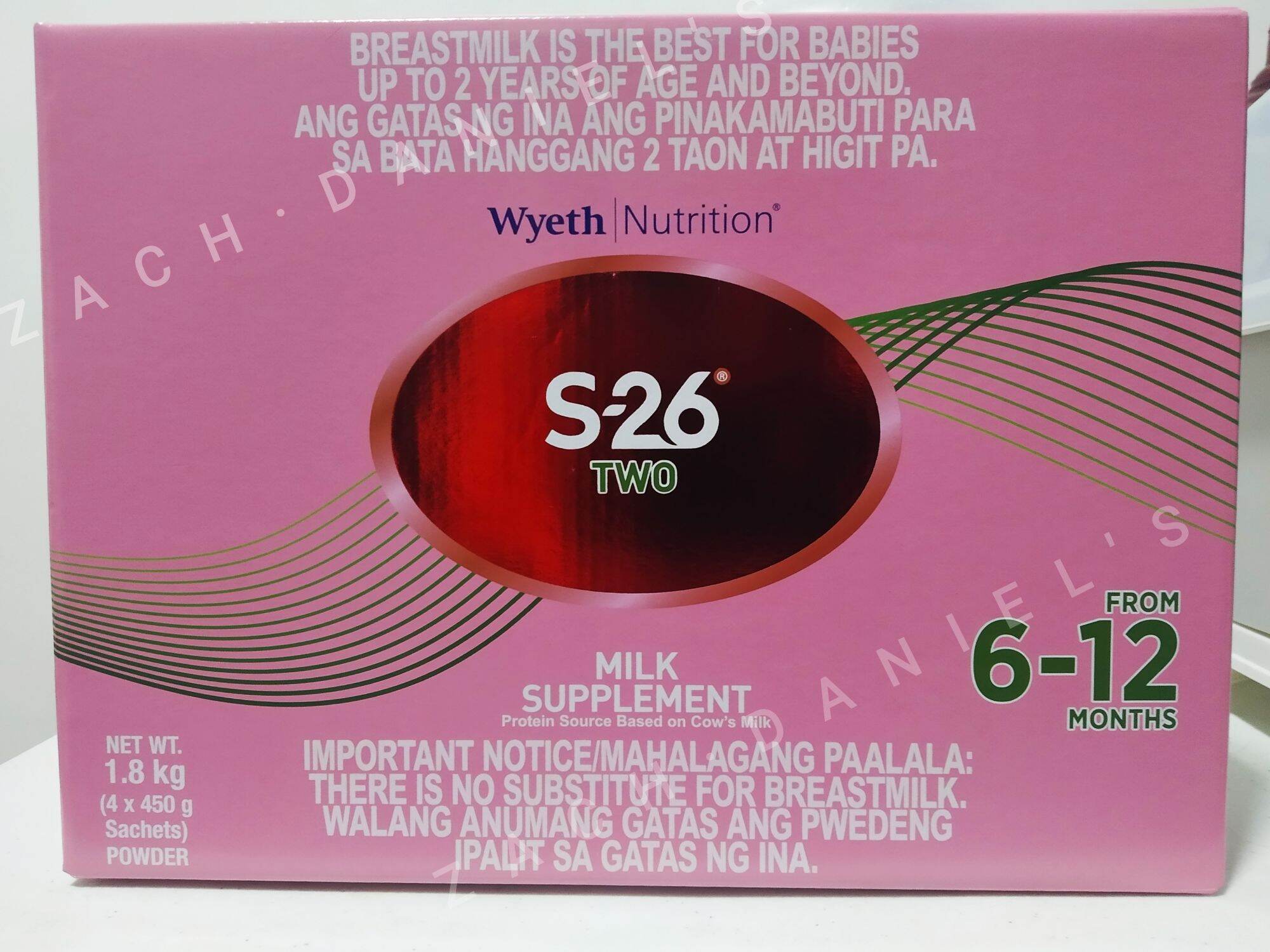Wyeth S26 Two (6 to 12 months) 1.8kg (Exp: 2024) | Lazada PH