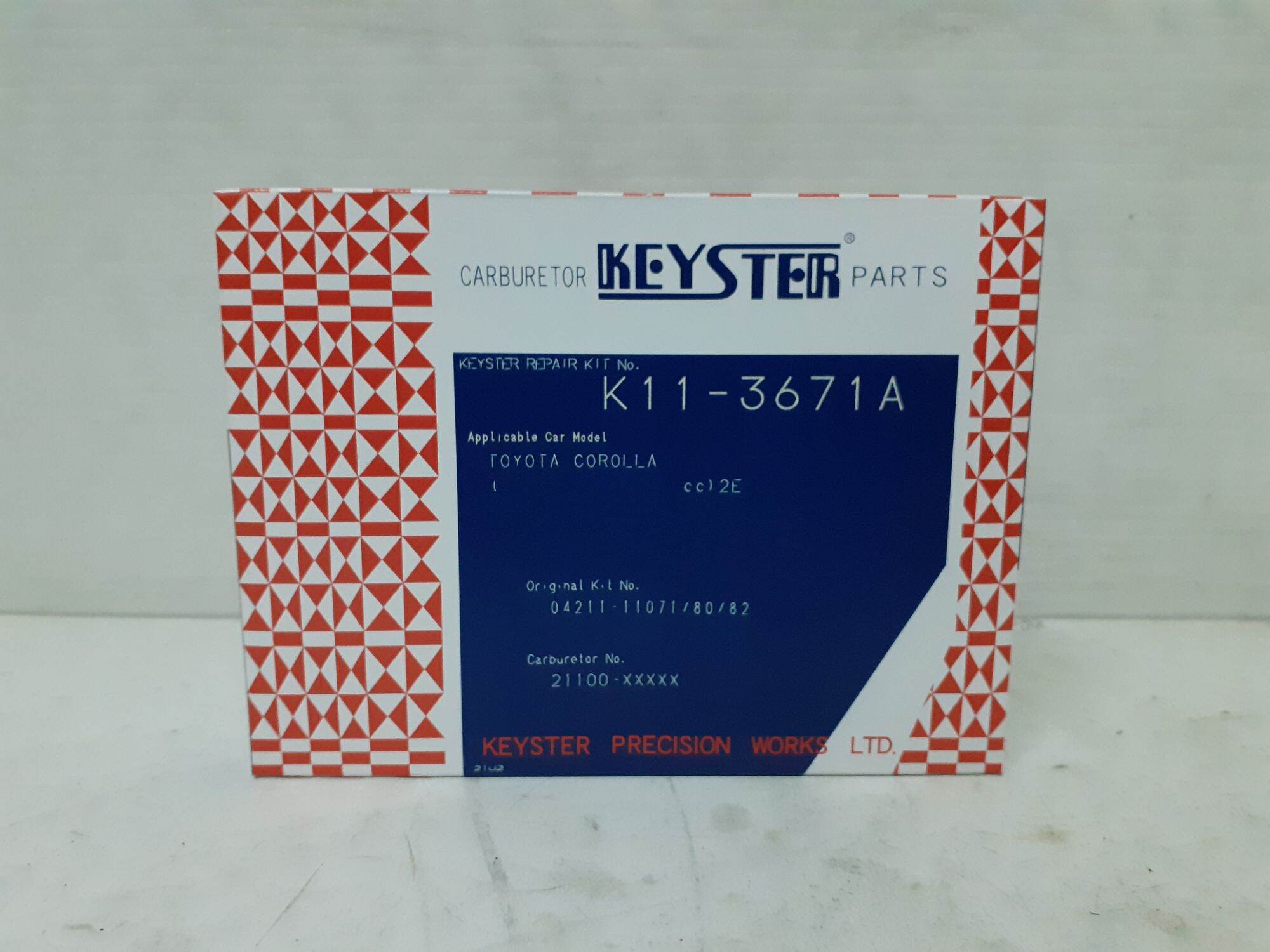 KEYSTER CARBURETOR KIT Toyota Corolla 2E 12V (89-92) | Lazada PH