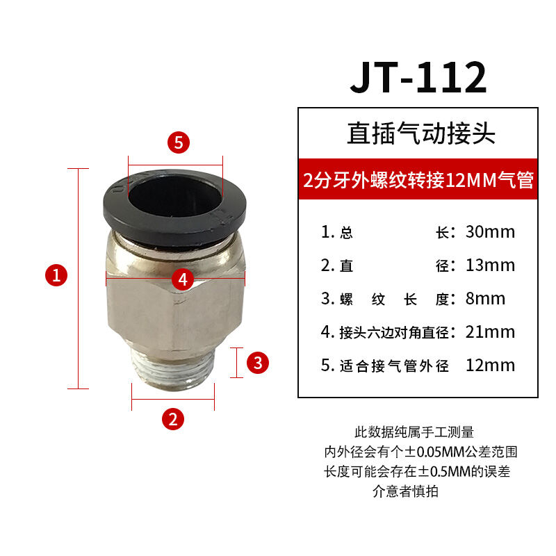 M51 Split Teeth 2 Split Teeth External Thread Direct Plug Connector ...