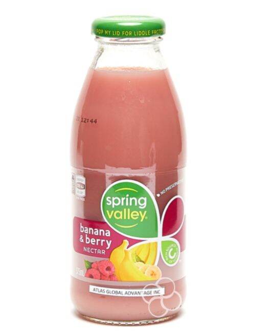 Spring Valley Banana & Berry Nectar Juice 375mL | Lazada PH