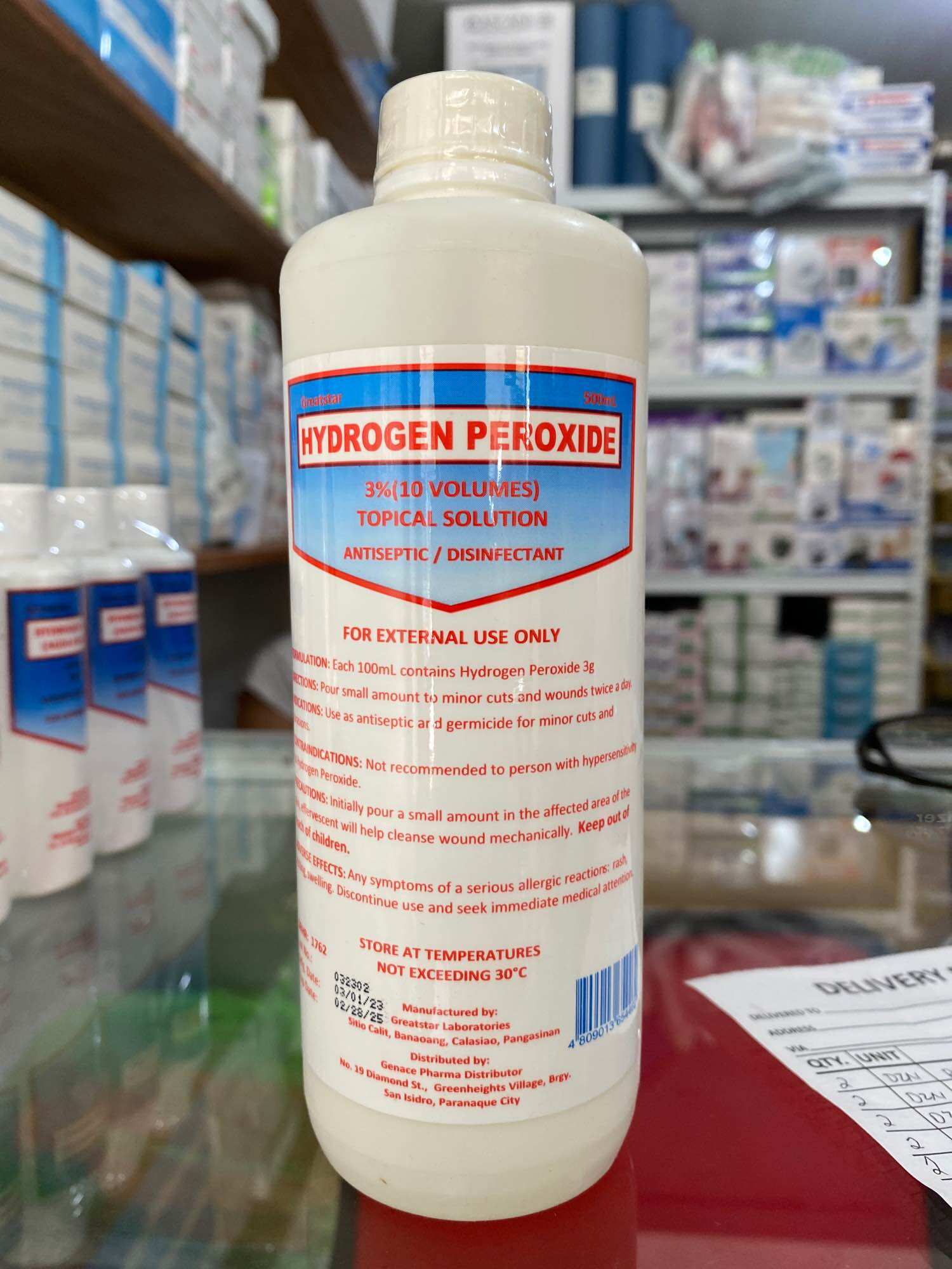 Greatstar Hydrogen Peroxide 500ml(Agua Oxigenada) | Lazada PH