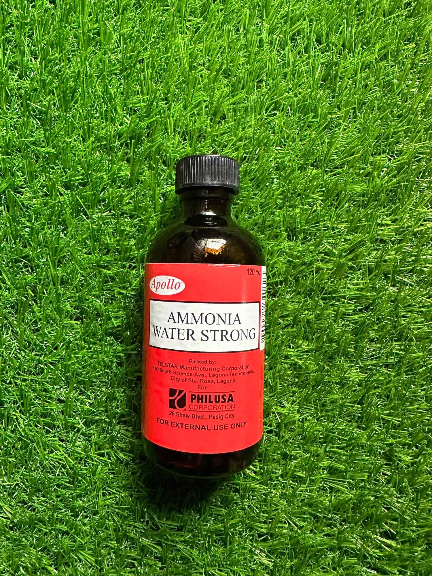 APOLLO AMMONIA WATER STRONG 120ML DISINFECTANT | Lazada PH