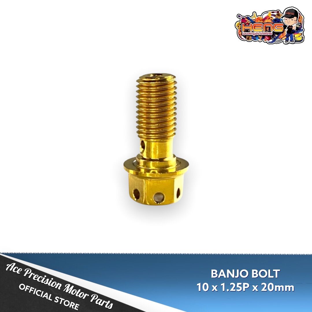 HENG Thailand Banjo Bolt Flower Type 10 x 1.25P x 20mm (Sold per Piece ...