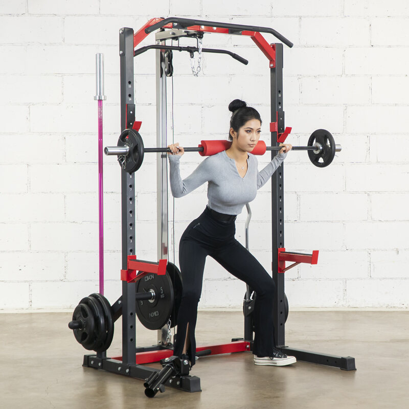 Squat Rack Weight Rack Squat Pitch and Curvature of Roof Bench Push ...