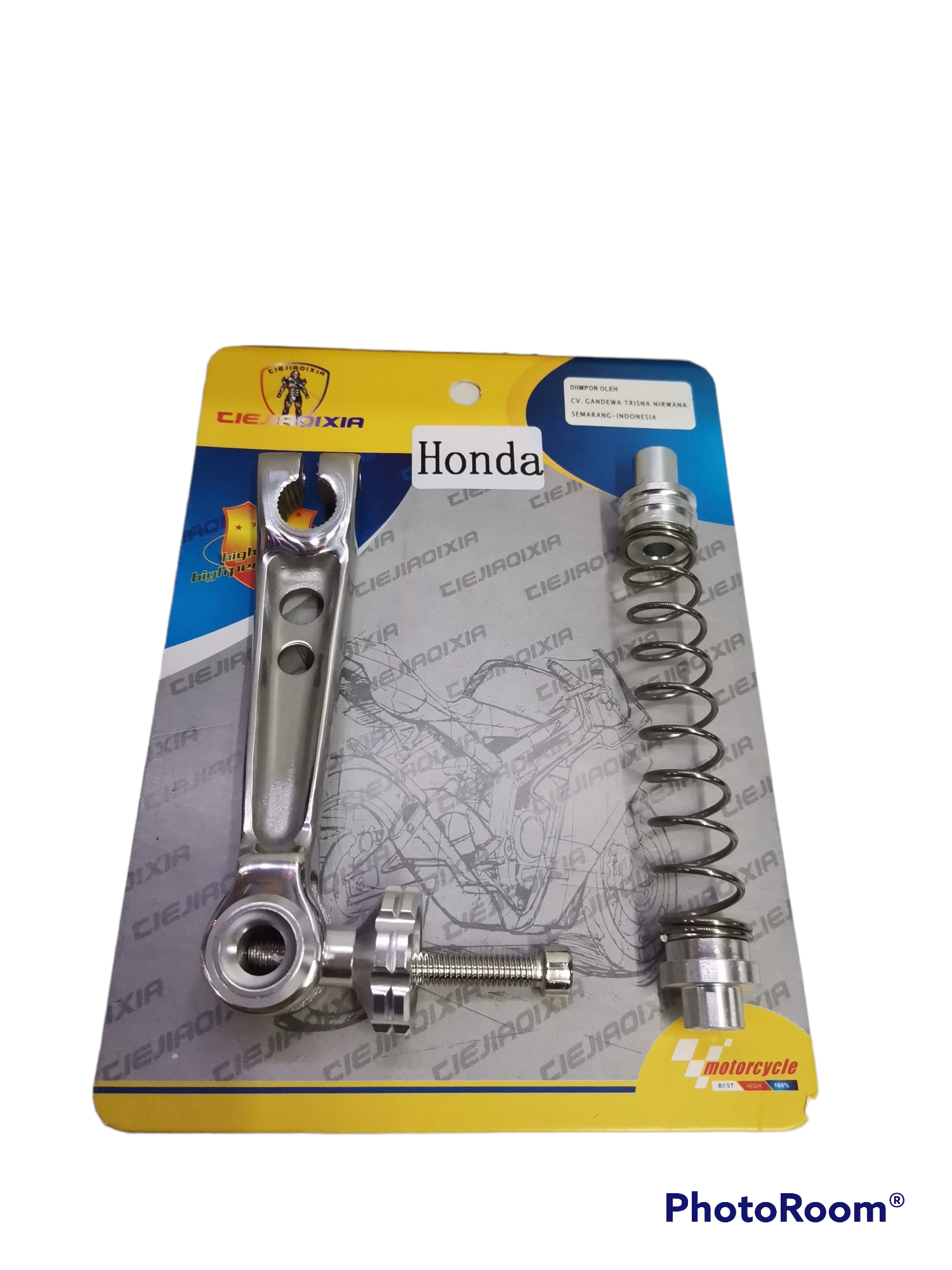 Brake arm set honda motor wave/xrm110/xrm125/rs125 with spring and ...