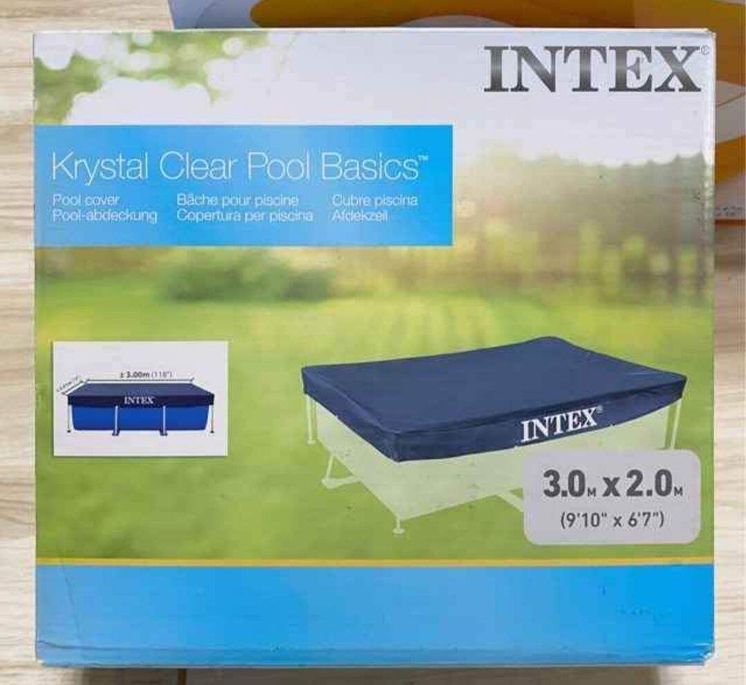ORIGINAL INTEX POOL COVER FOR RECTANGULAR FRAME | Lazada PH ORIGINAL INTEX POOL COVER FOR RECTANGULAR FRAME | Lazada PH