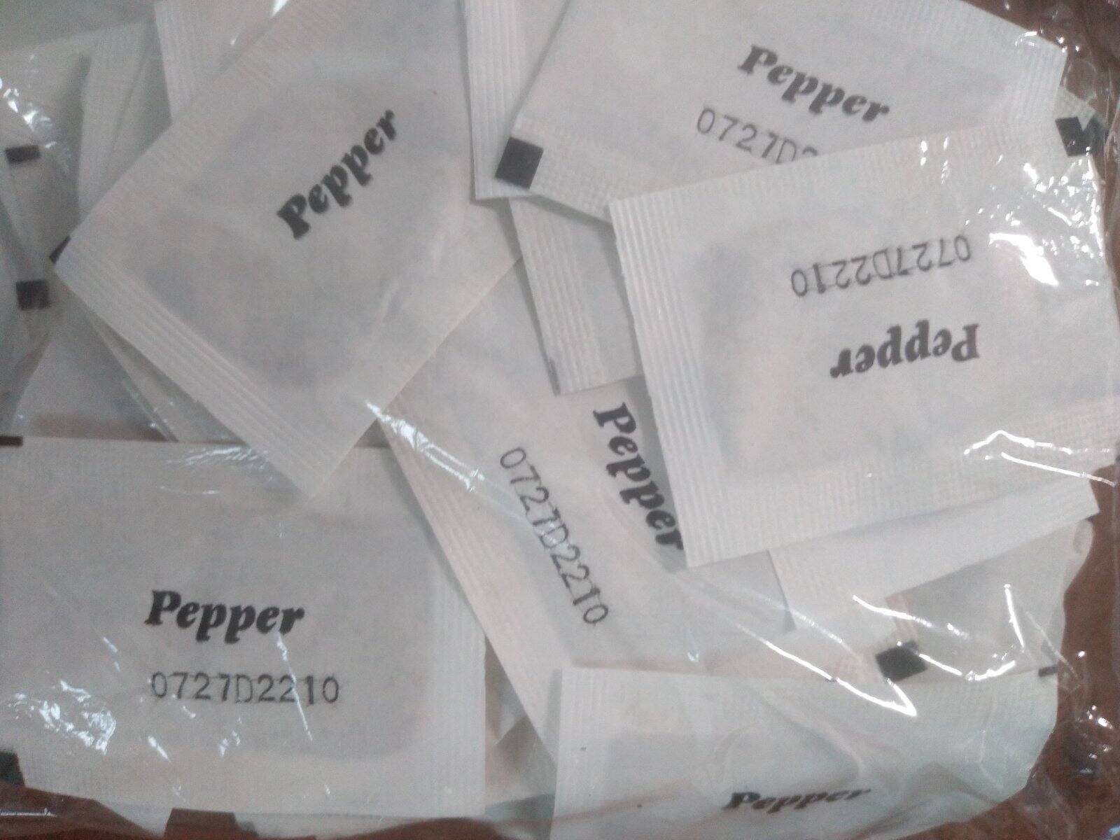 Pepper in sachet, 0.2g, 100pcs per pack | Lazada PH