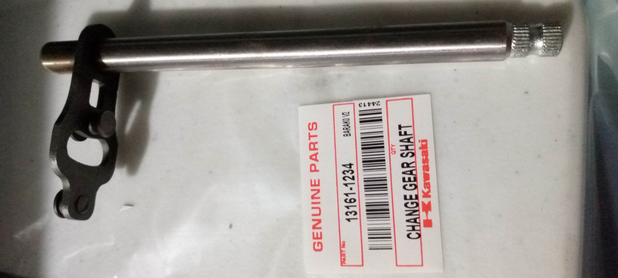 Kawasaki genuine Barako V2 CHANGE GEAR SHAFT / GEAR SHIFT SPINDLE ...