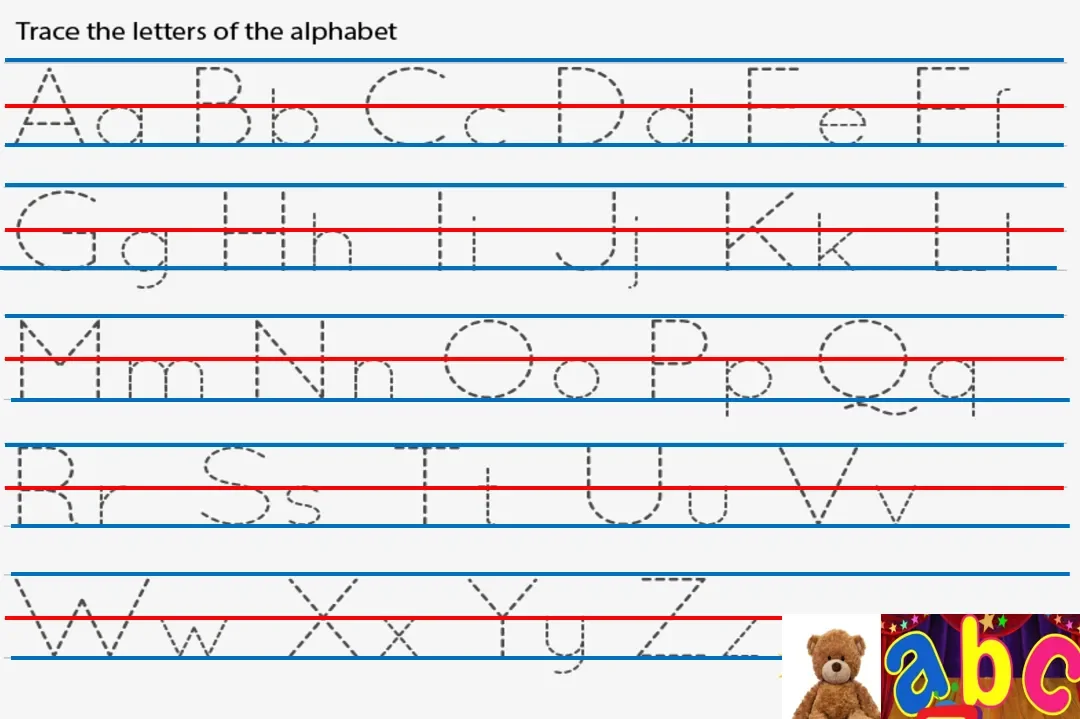Alphabet Laminated-Tracing 4 PCS ( A4 Size : BACK TO BACK!! ) | Lazada PH