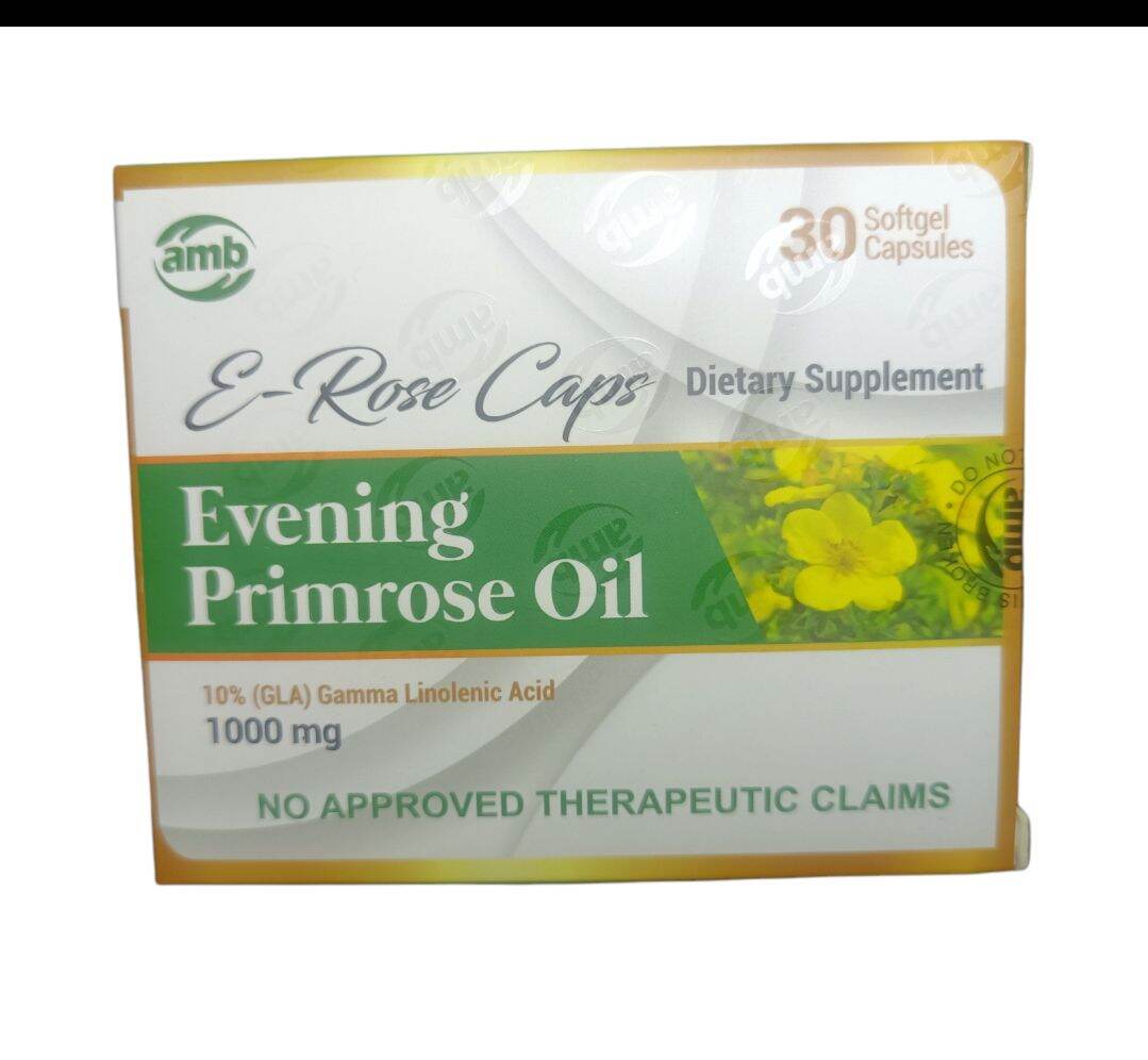 E-Rose Caps / Primosa / Rosemed / Medirose Evening Primrose Oil 1000mg ...