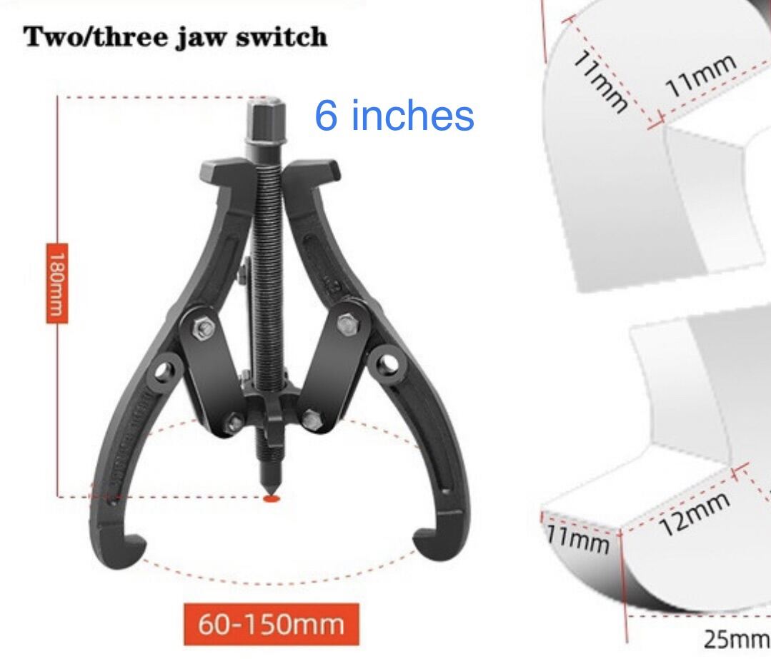 Three Jaw Puller Bearing Remover Universal Triangle Puller | Lazada PH