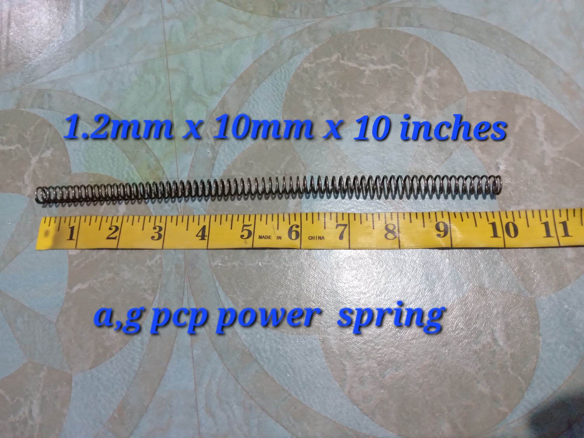 a,g pcp power spring size: 1.2mm x 10mm x 10 inches. | Lazada PH