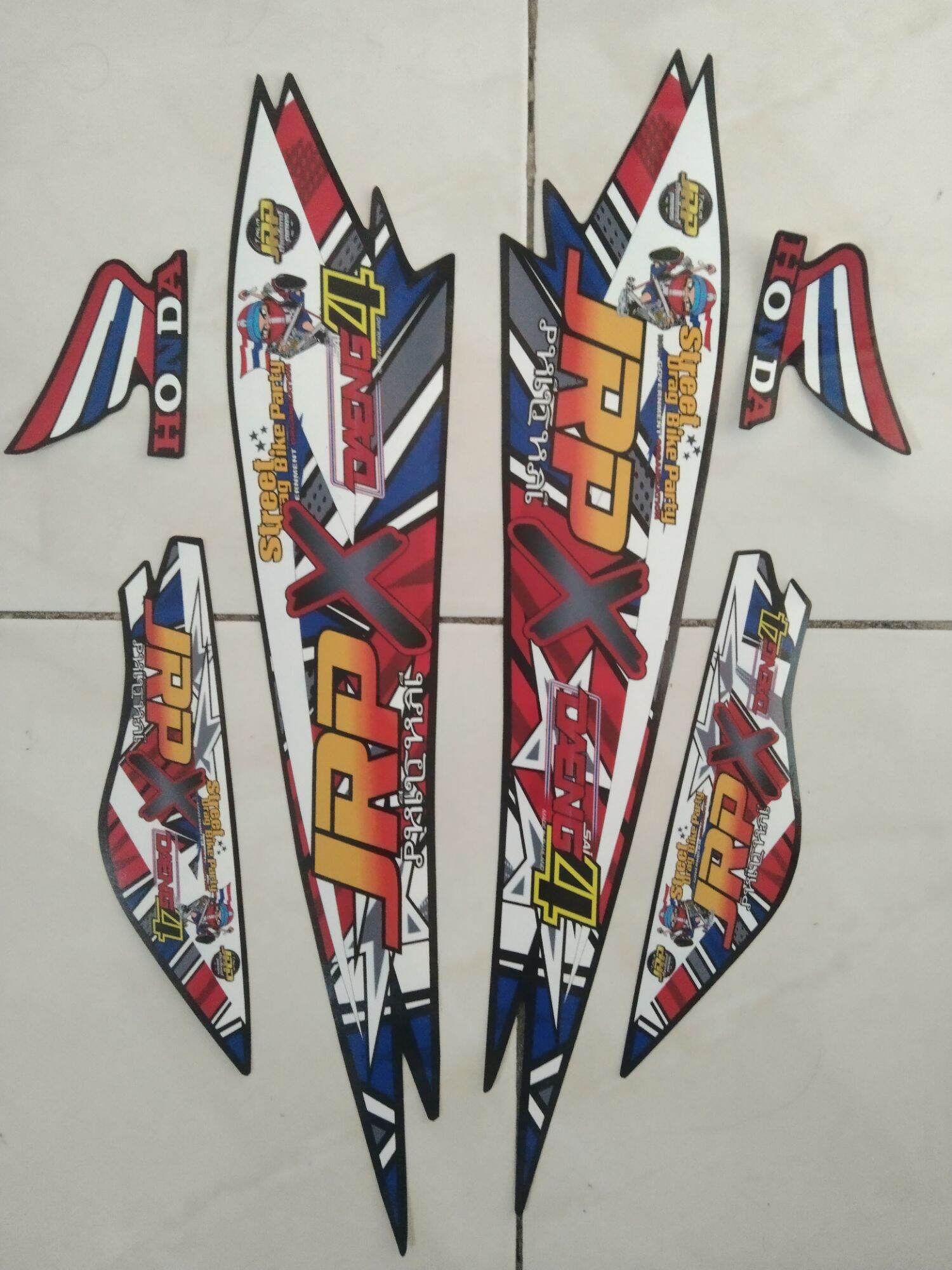 TMX ALPHA 125 STOCK DECALS | Lazada PH