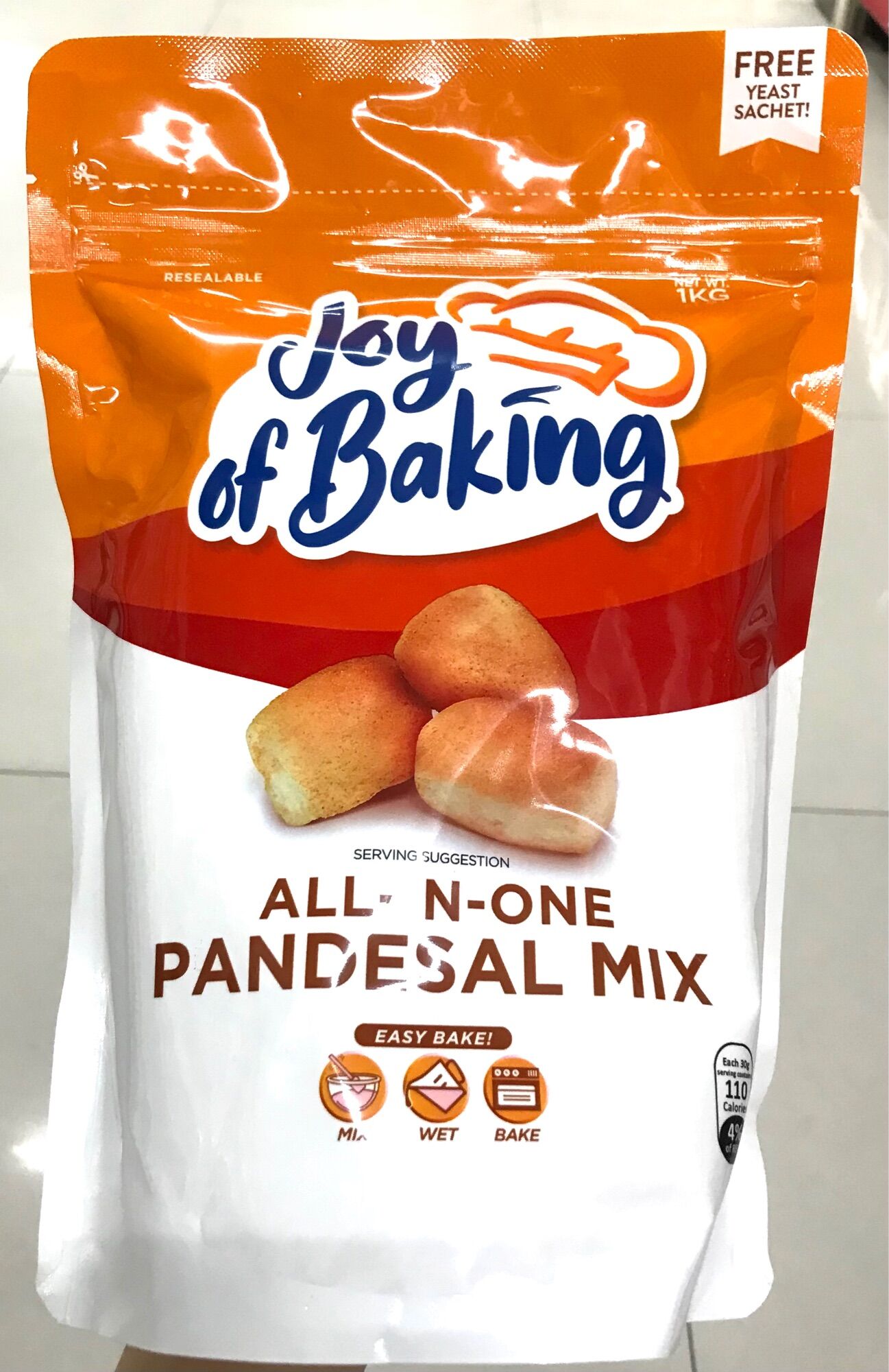 Joy of Baking Pandesal Mix 1kg Easy Bake | Lazada PH