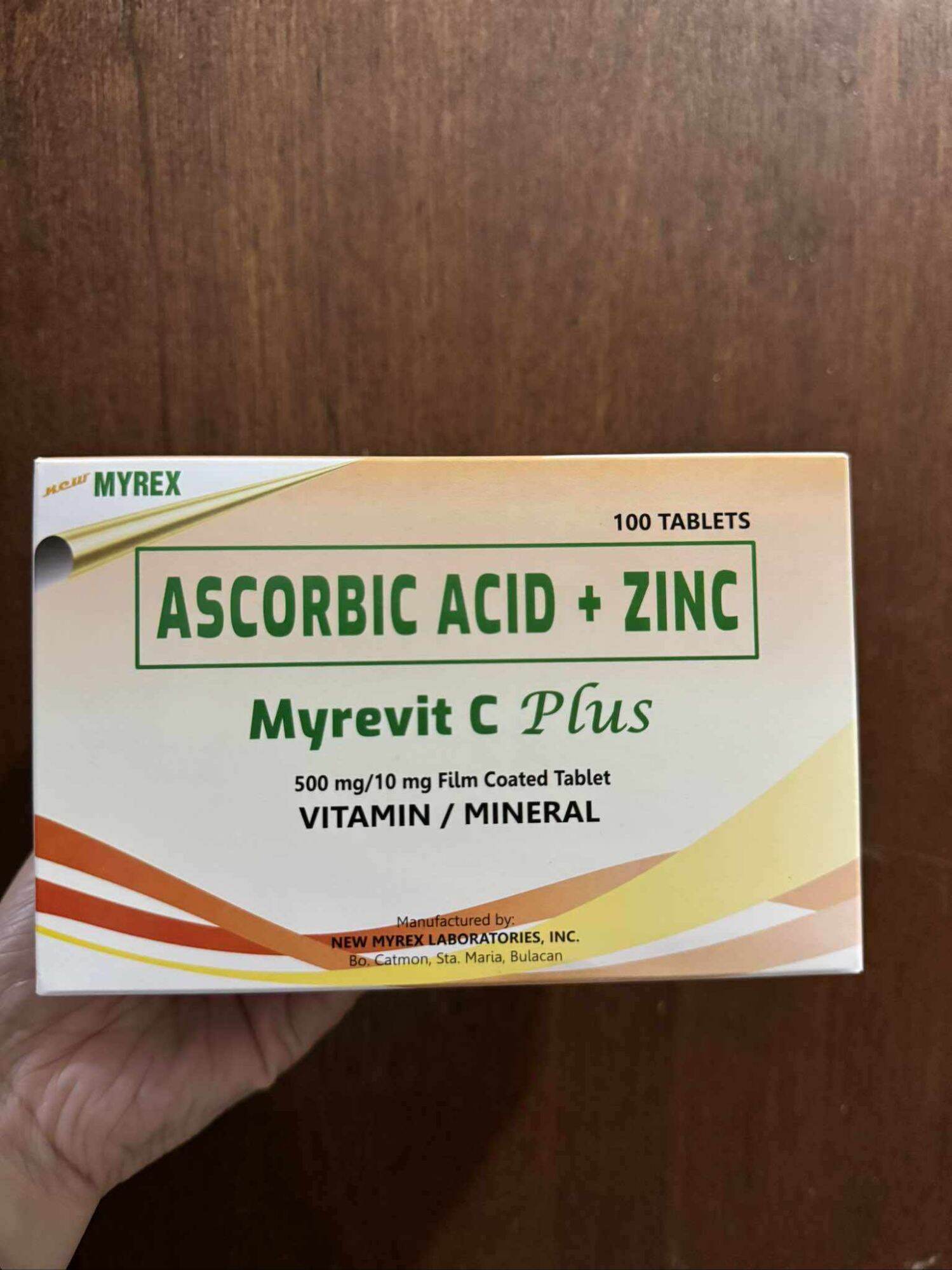 ASCORBIC ACID PLUS ZINC MYREVIT C PLUS | Lazada PH