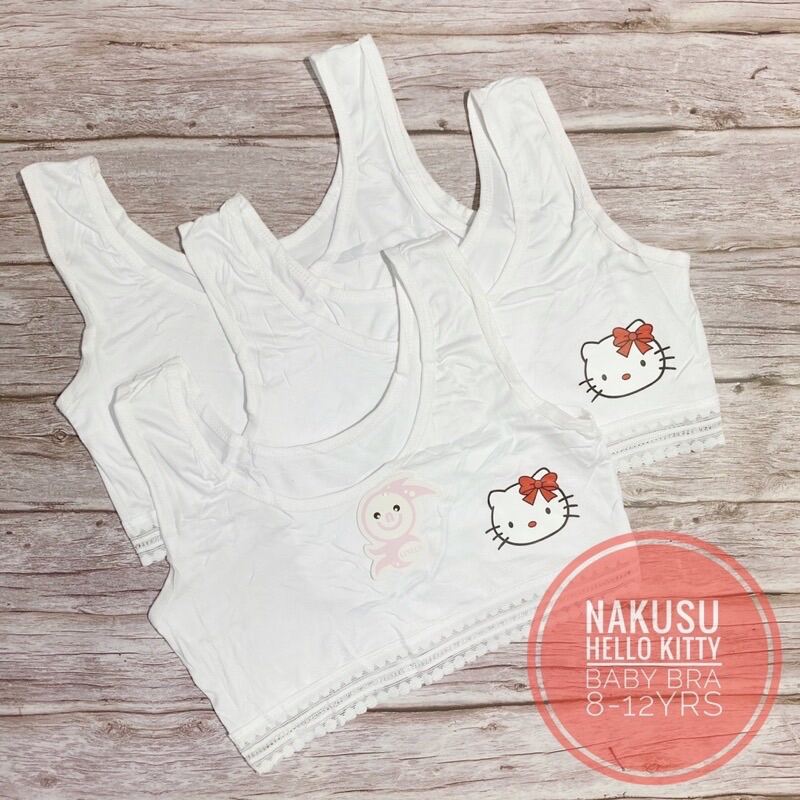 Nakusu 1Piece Girl's Sando Bra w/Lace 8-12yrs | Lazada PH