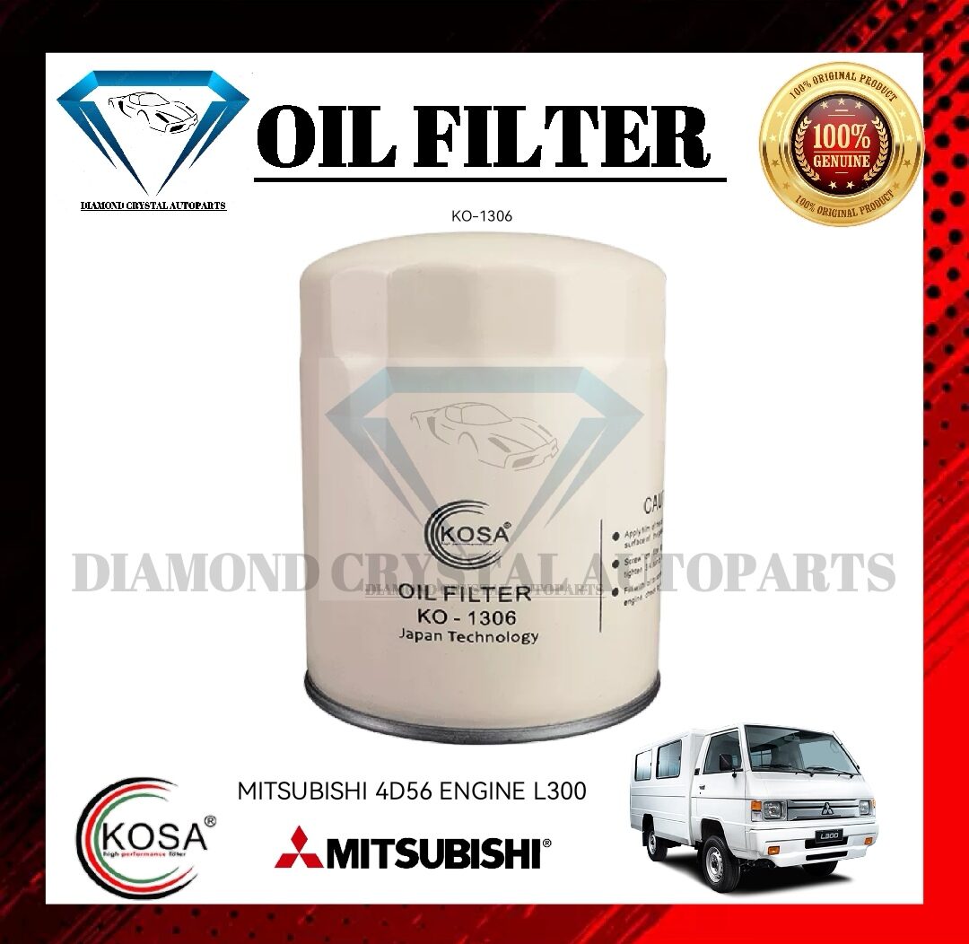OIL FILTER C-306 FOR MITSUBISHI 4D56 L300 ENGINE "KOSA BRAND" | Lazada PH