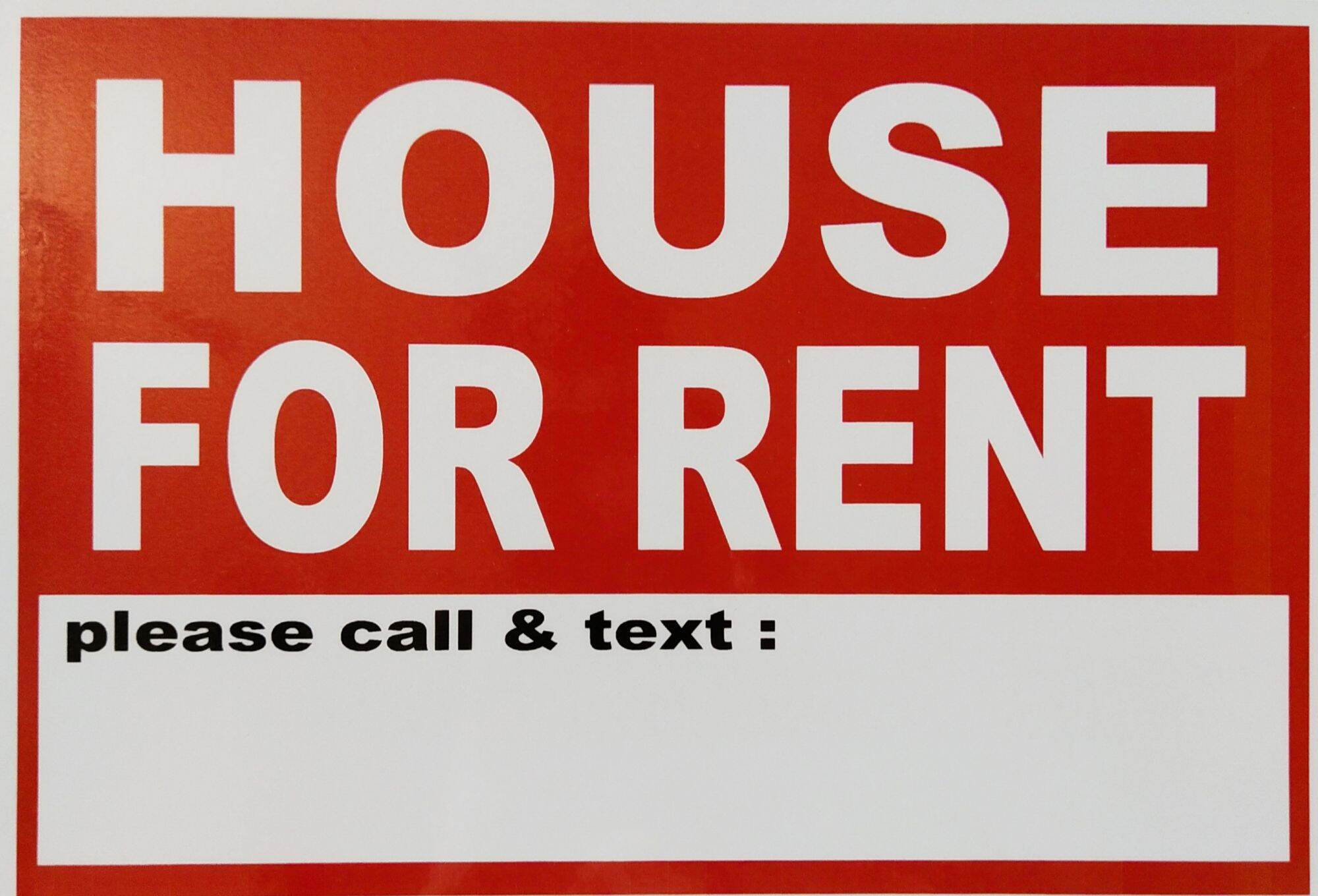 Laminated House For Rent Signage A4 Size Lazada PH Laminated House For Rent Signage A4 Size Lazada PH