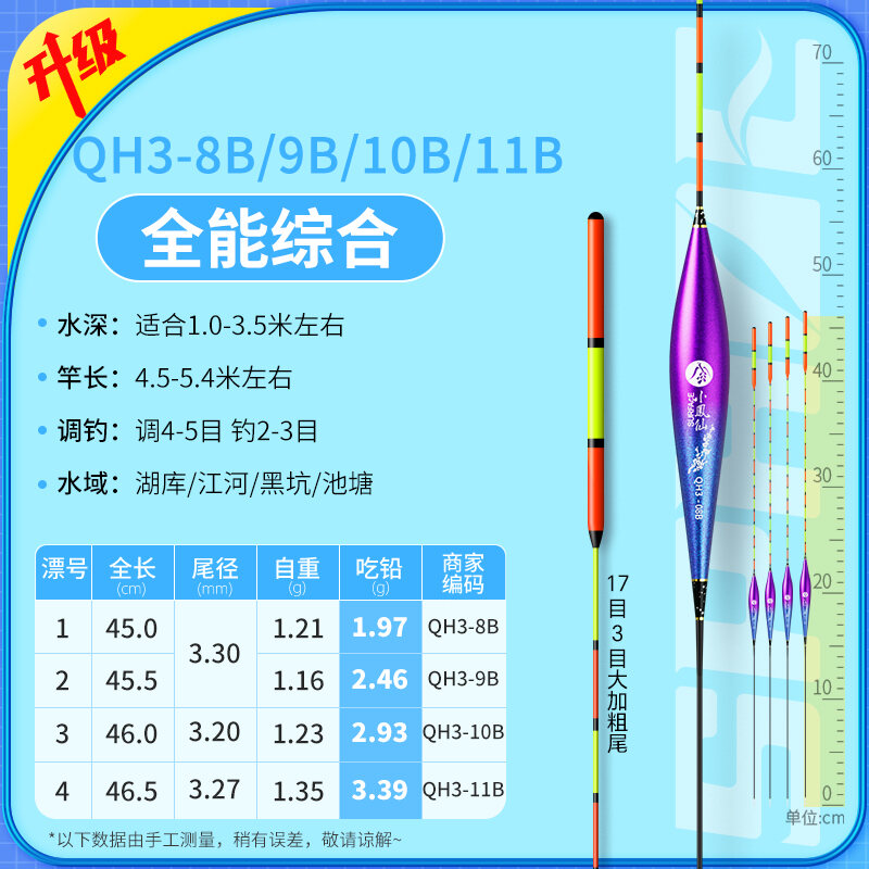 Xiaofengxian QH Fish Float Authentic High Sensitivity Bold Highlighted ...