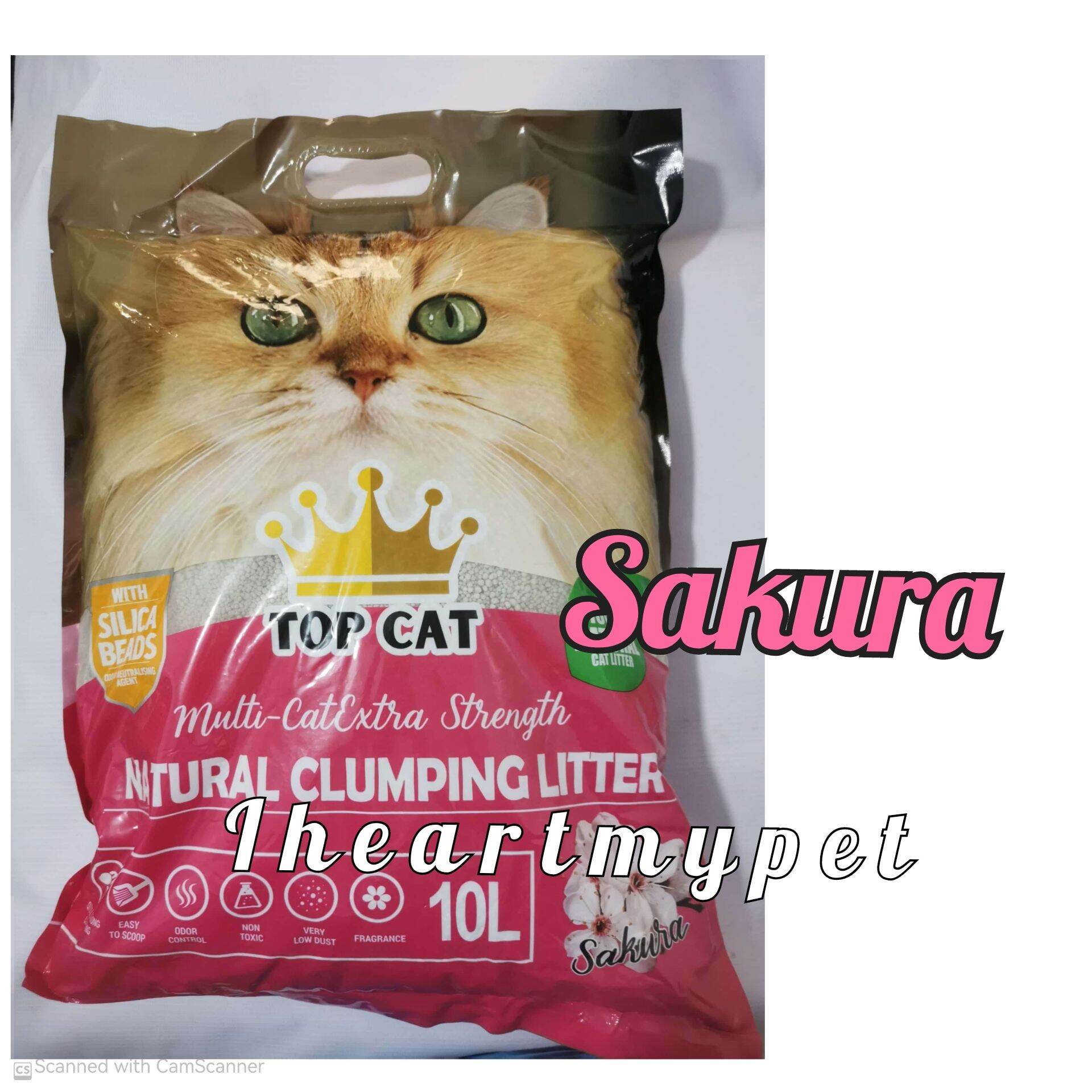 TOP CAT BENTONITE CAT LITTER SAND 10L | Lazada PH